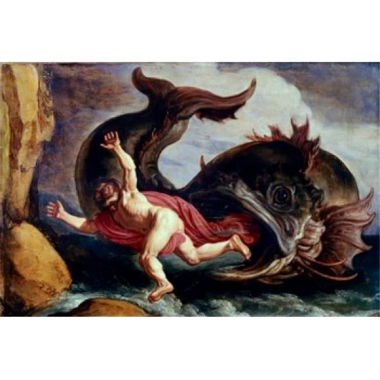Jonah & the Whale Pieter Lastman 1583-1633 Dutch Poster Print - 18 x 24 ...