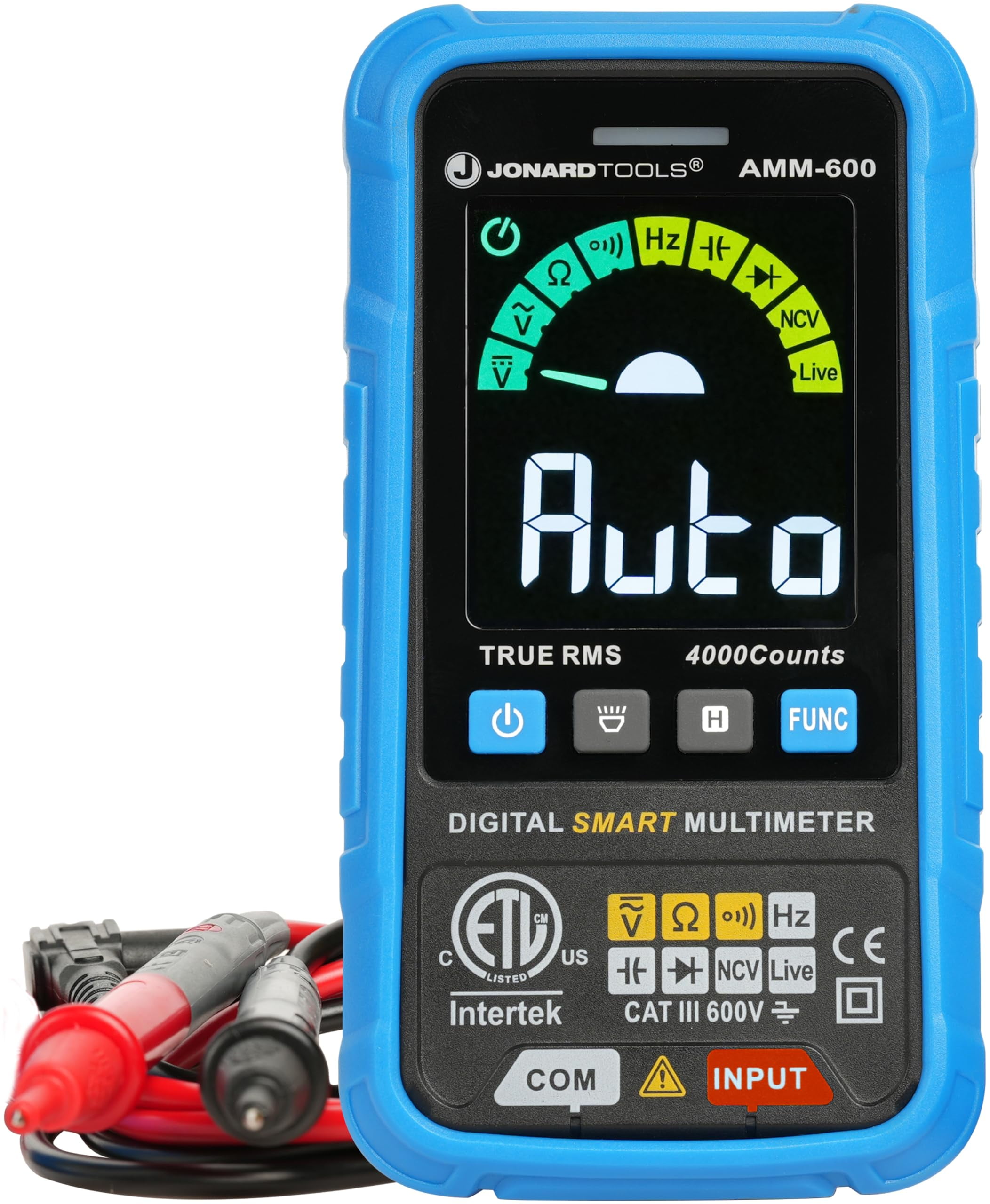 Jonard Tools AMM-600 Automatic Intelligent Digital Multimeter ETL ...