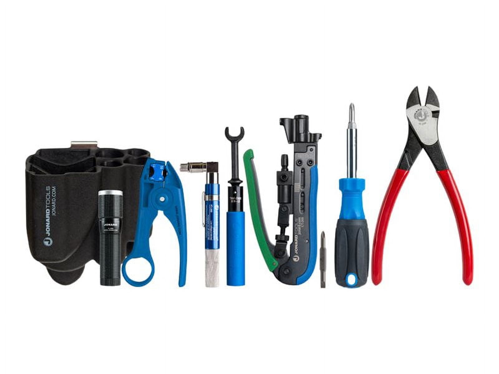 Jonard Tools COAX Tool Kit with Universal Compression Tool for RG59/6/7/11 Cables - Walmart.com
