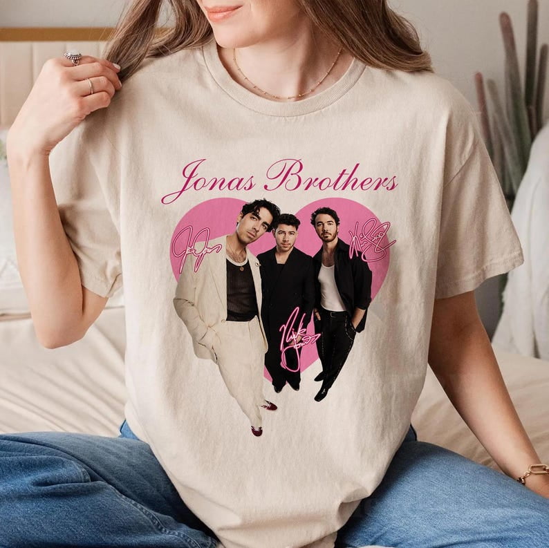 Jonas Bros 20th Anniversary Tour 2025 Shirt, Vintage Jonas Brothers ...