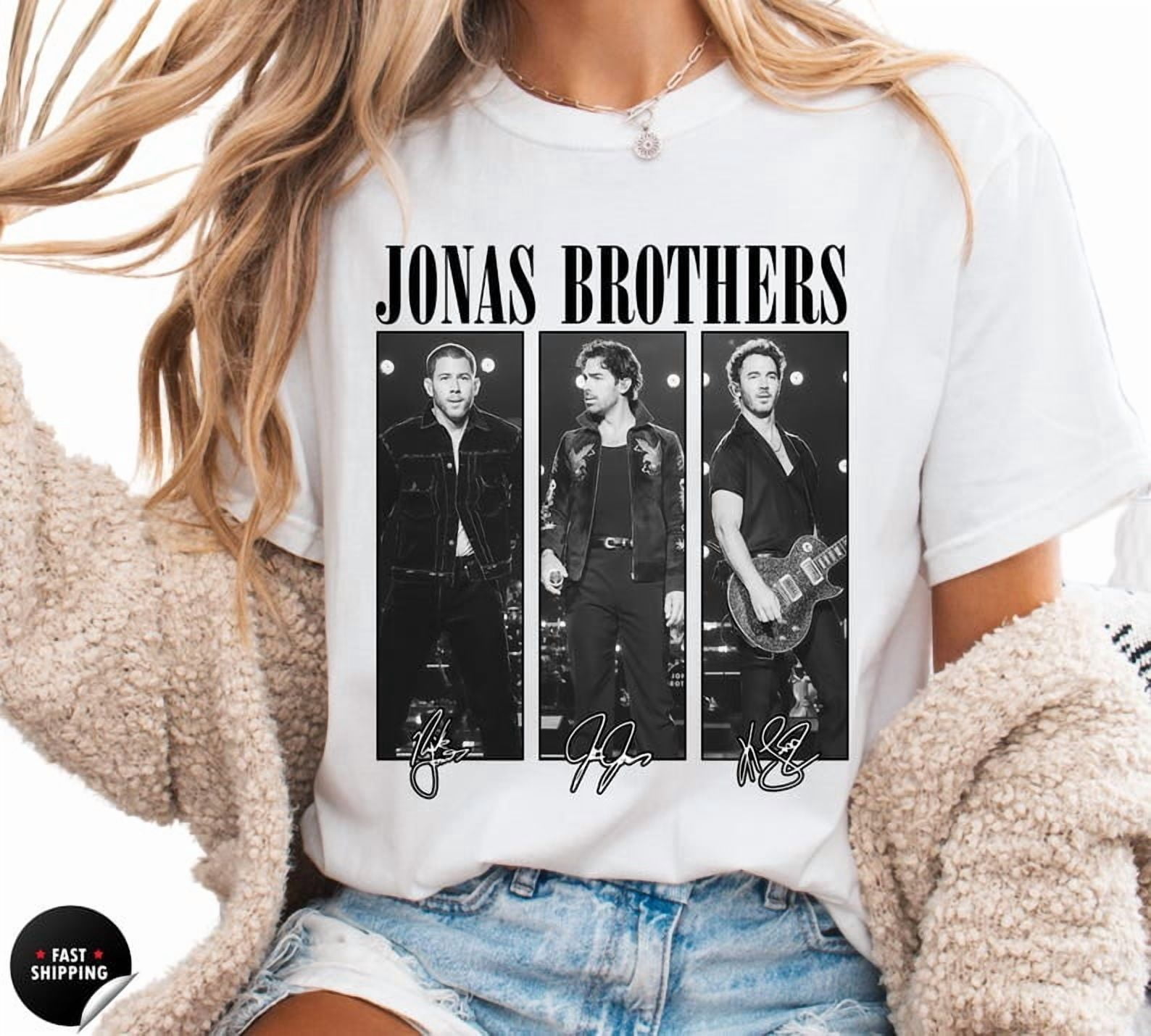 Jonas Bros 20th Annivesary Tour 2025 Shirt, Vintage Jonas Brothers Tour ...
