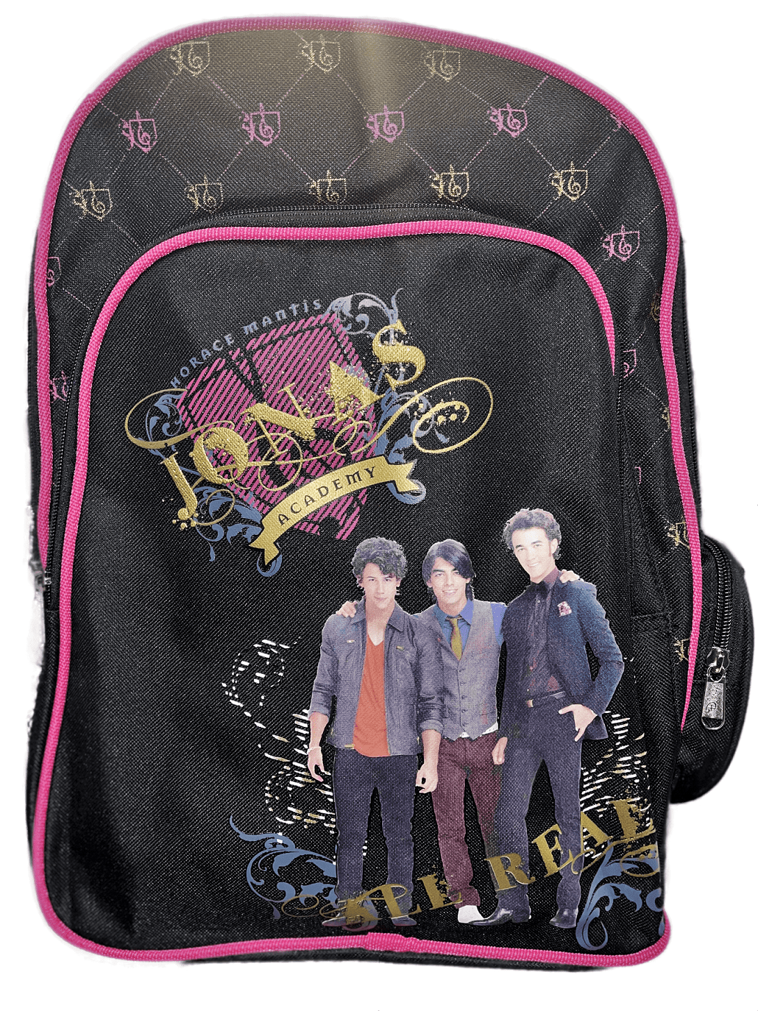 Jonas Brothers Band Kids Bookbag, Large 16 inch School Backpack, Unisex ...