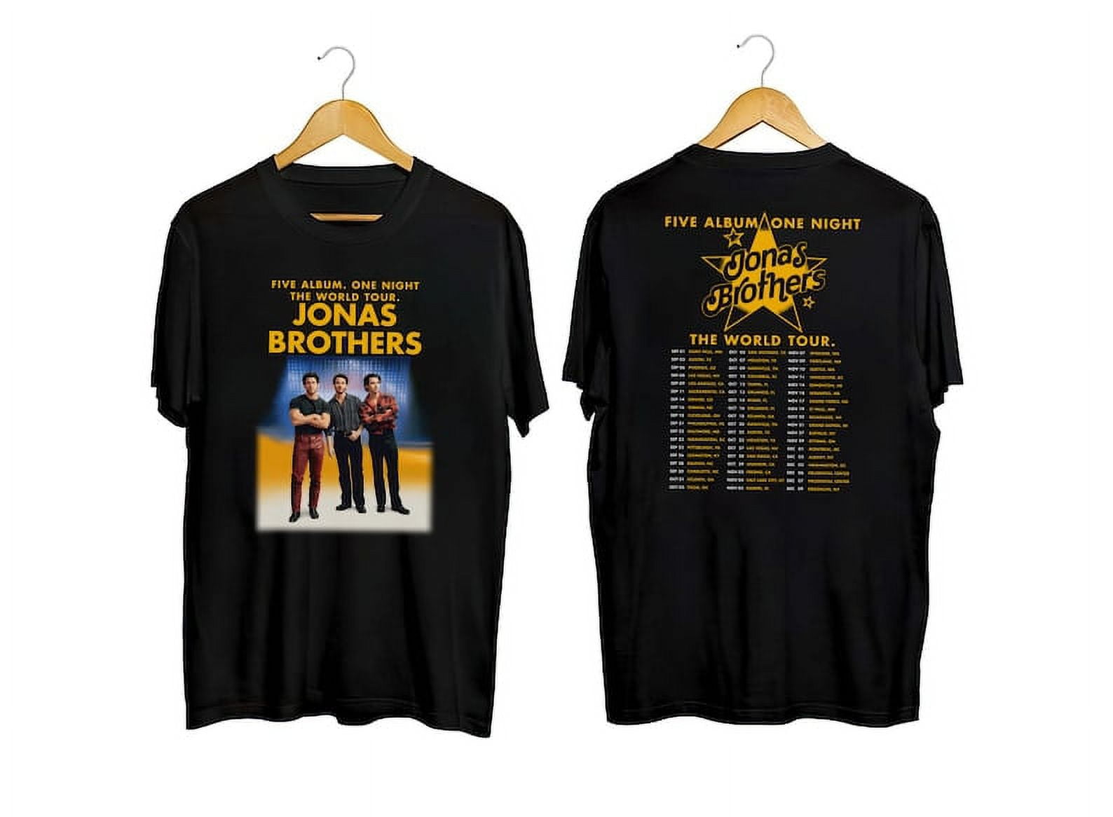Jonas Brothers Music Band PNG, Five Albums One Night Tour 2023 PNG ...