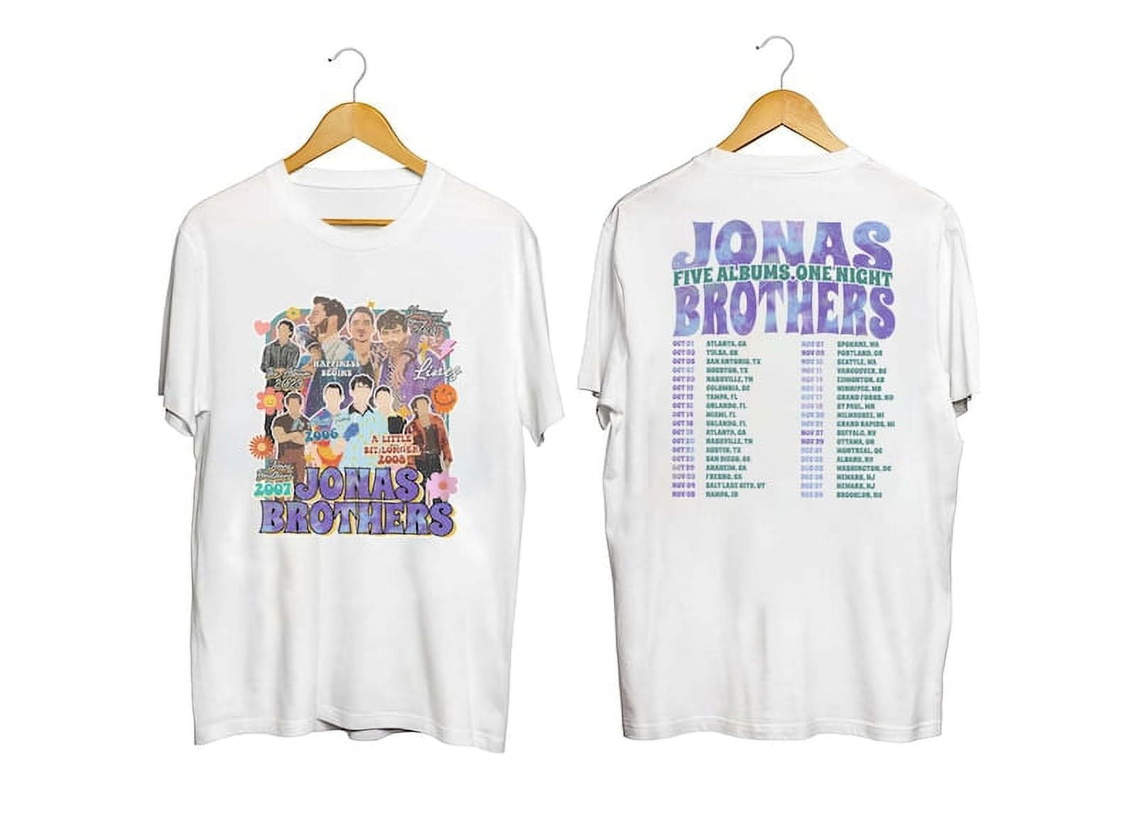 Jonas Brothers Music Band PNG, Five Albums One Night Tour 2023 PNG ...