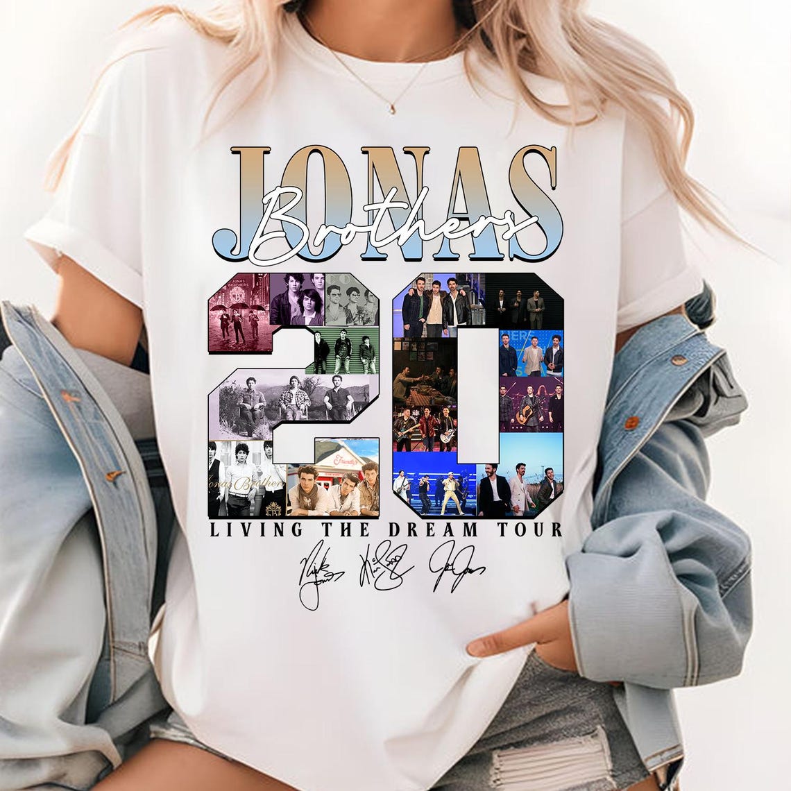 Jonas Brothers Shirt, Albums 20th Anniversary Of Jonas Shirt, Living ...