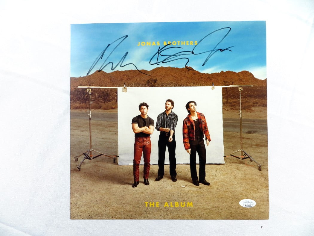 Jonas Brothers Signed Autograph Record Album Insert The Album Joe Nick ...