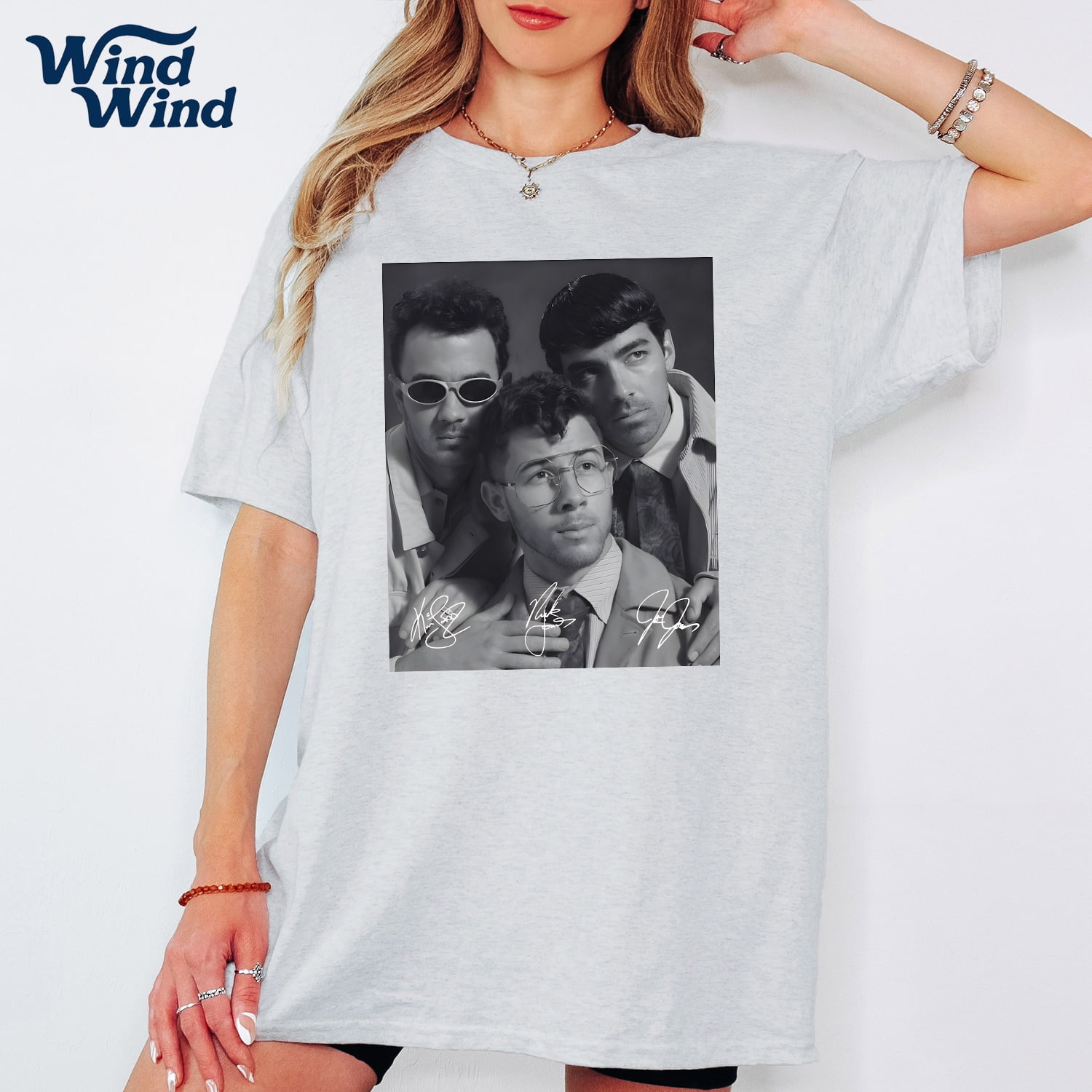 Jonas Brothers Signed Portrait T-Shirt, JONASCON EXCLUSIVE, Jonas ...