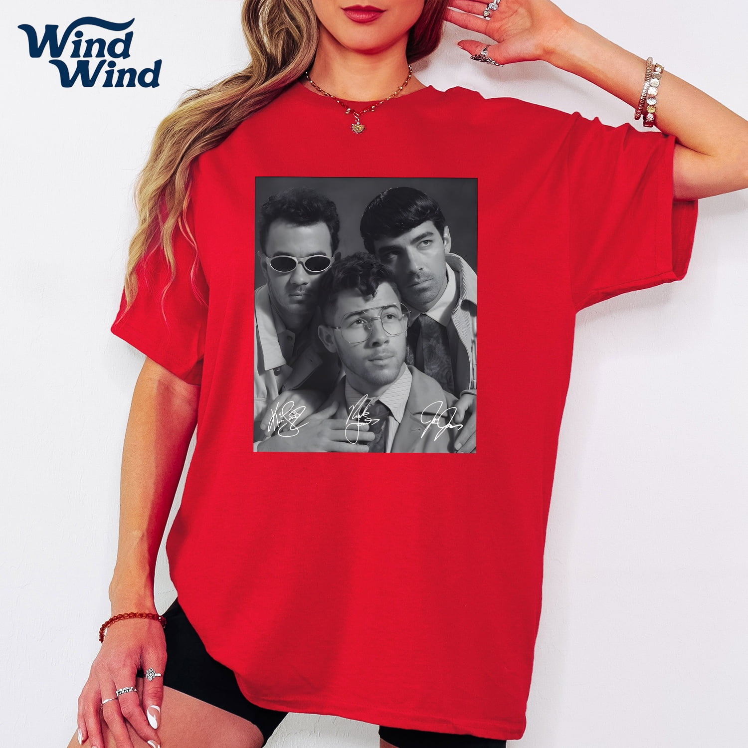 Jonas Brothers Signed Portrait T-Shirt, JONASCON EXCLUSIVE, Jonas ...