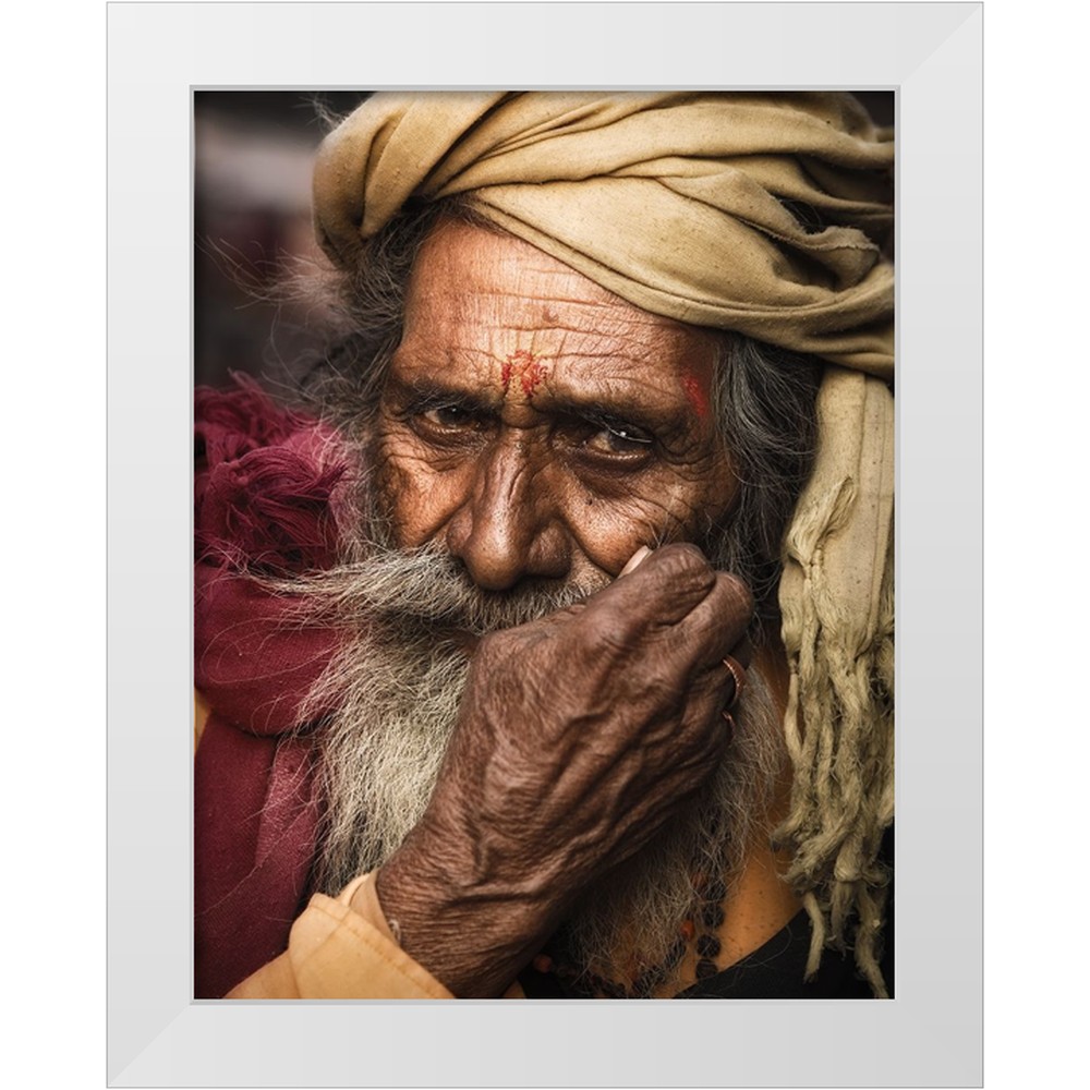 Jonas, Nadav 12x14 White Modern Wood Framed Museum Art Print Titled ...