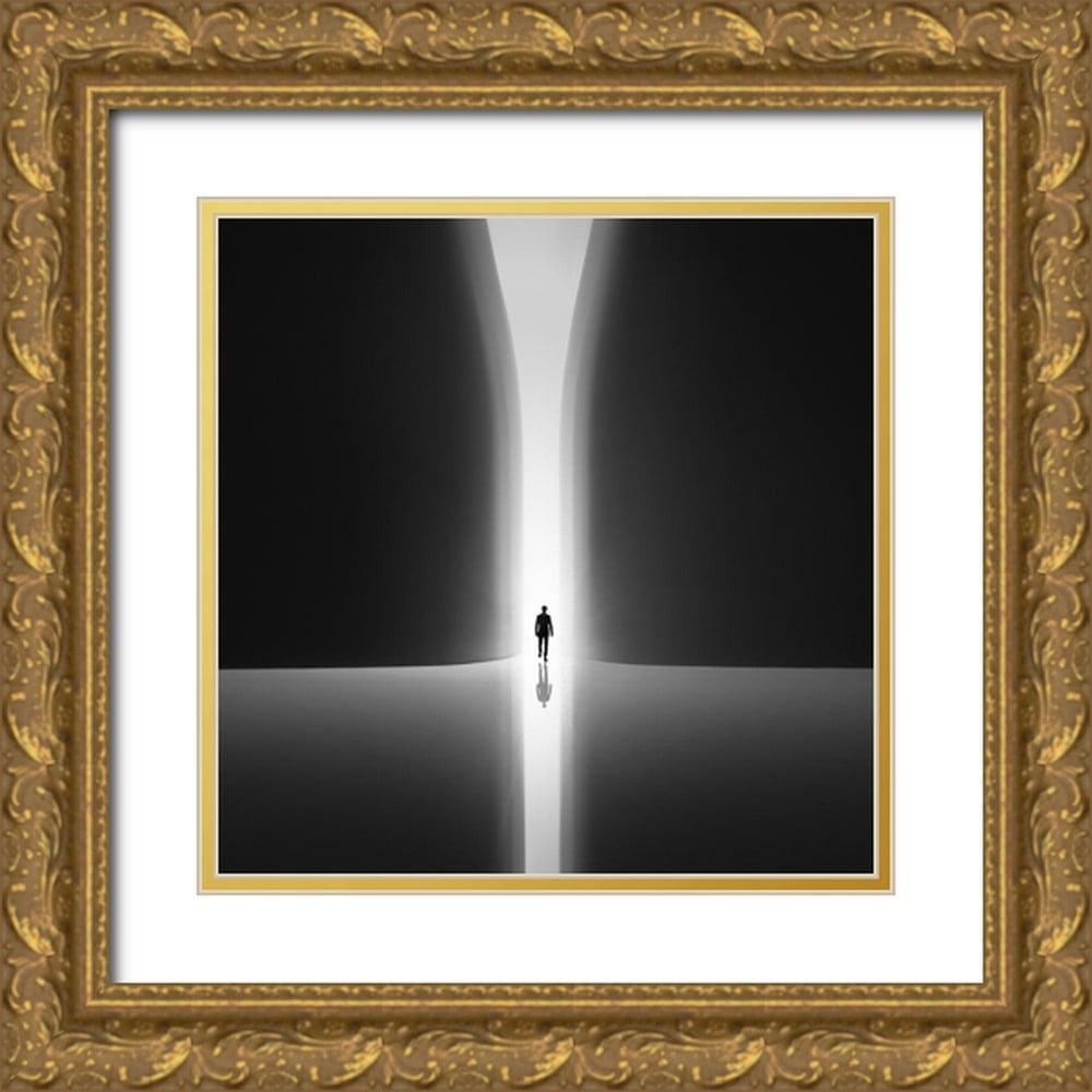 Jonas, Nadav 15x15 Gold Ornate Wood Framed with Double Matting Museum ...