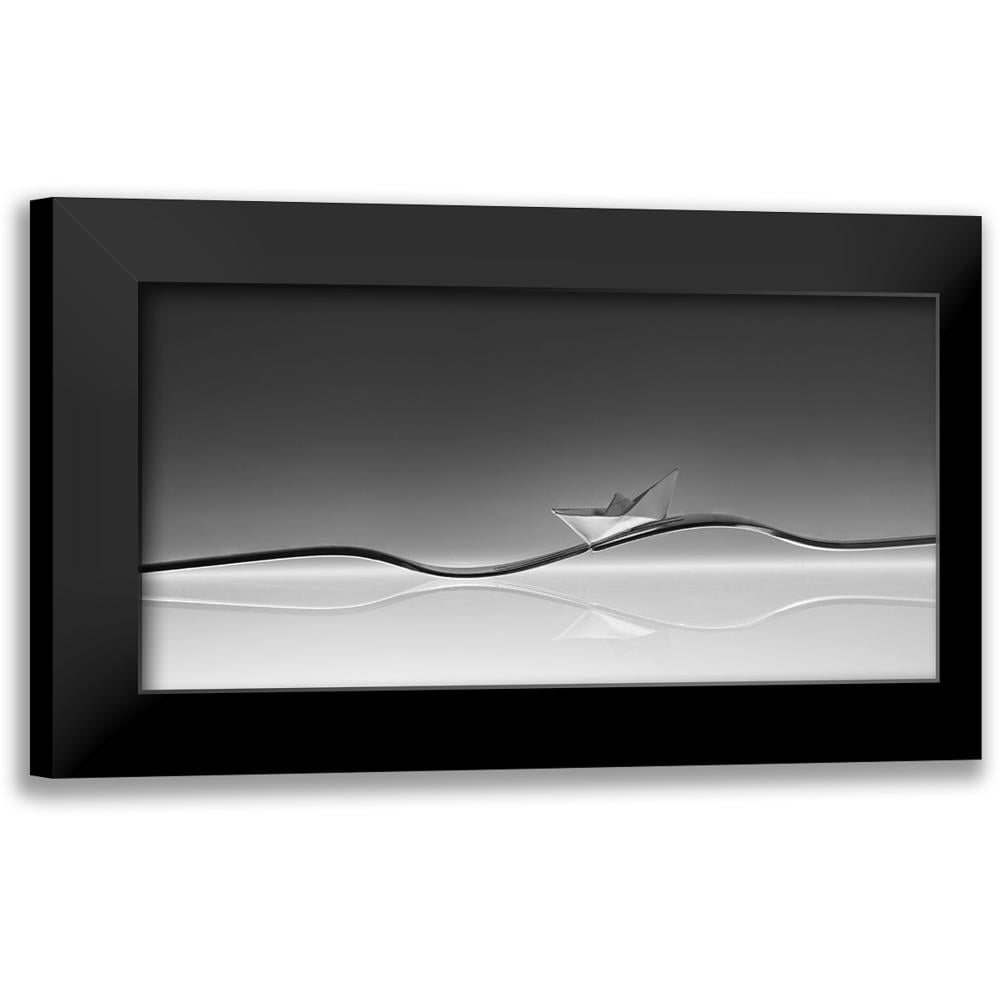 Jonas, Nadav 24x14 Black Modern Framed Museum Art Print Titled - Wave ...