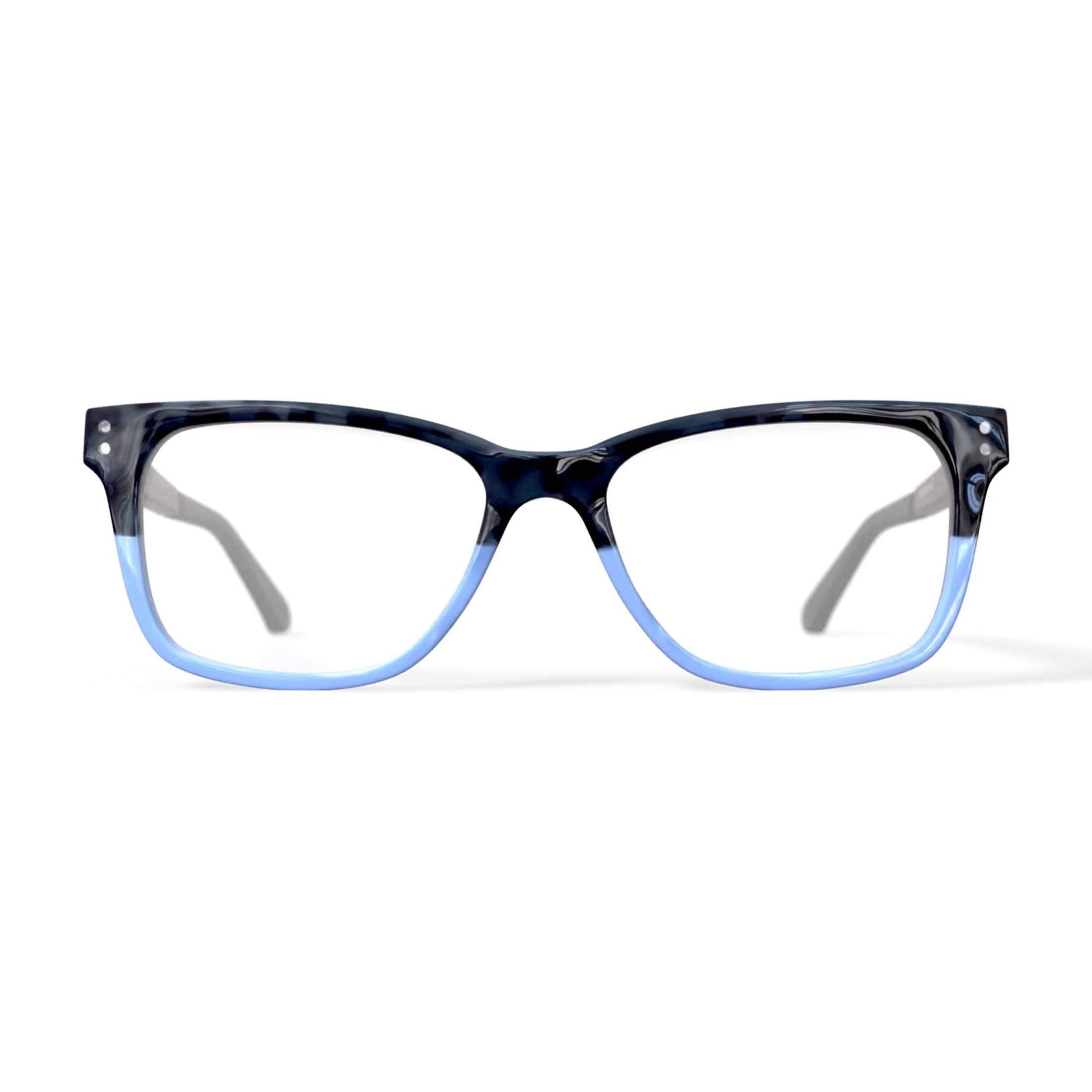 Jonas Paul Youth Edward/Elsie Square Prescription Eyeglasses with Case, Blue Crystal HSA/FSA ...