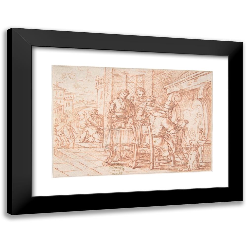 Jonas Umbach 24x18 Black Modern Framed Museum Art Print Titled ...