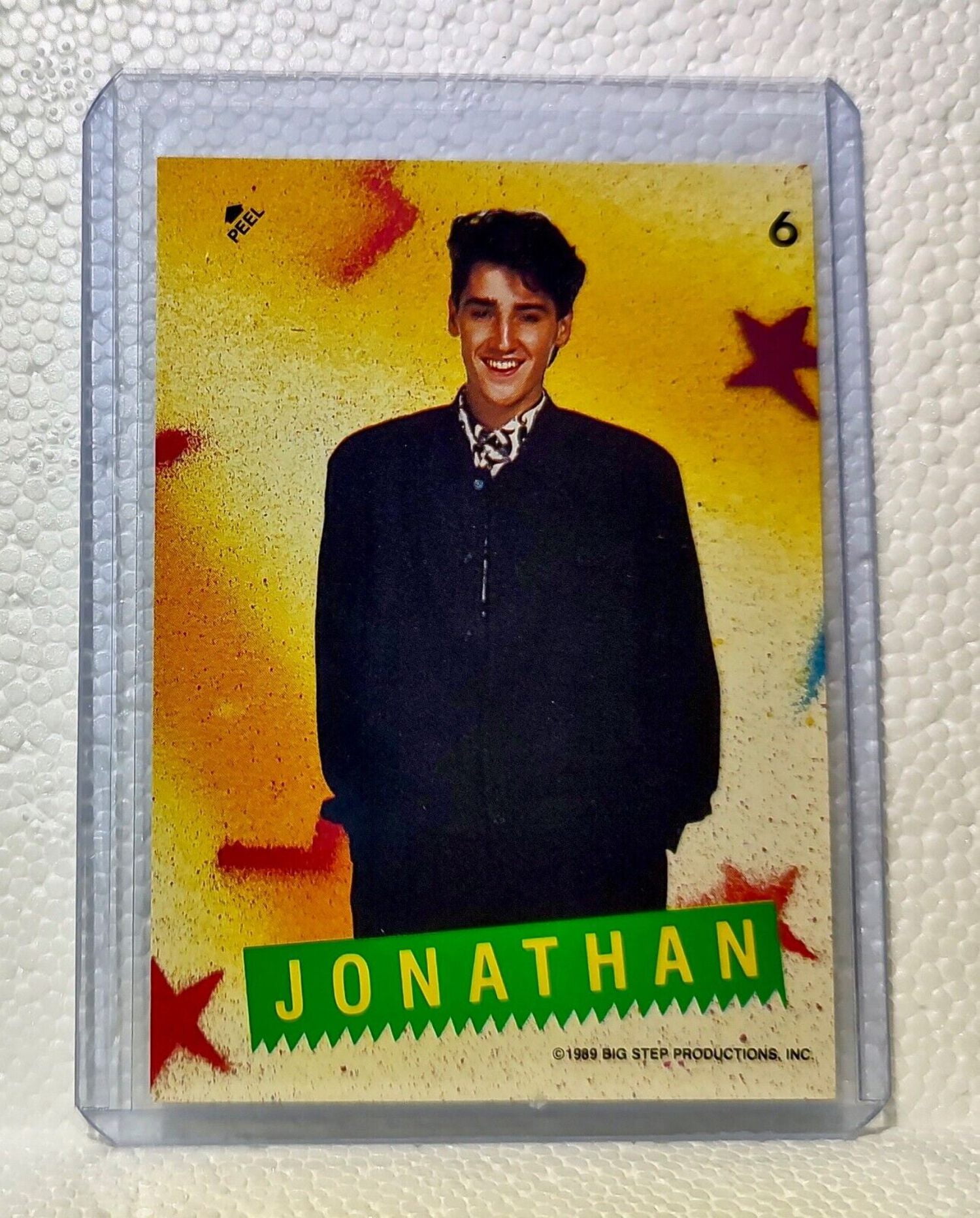 Jonathan 1989 New Kids on the Block #6 Sticker Trading Card - Walmart.com