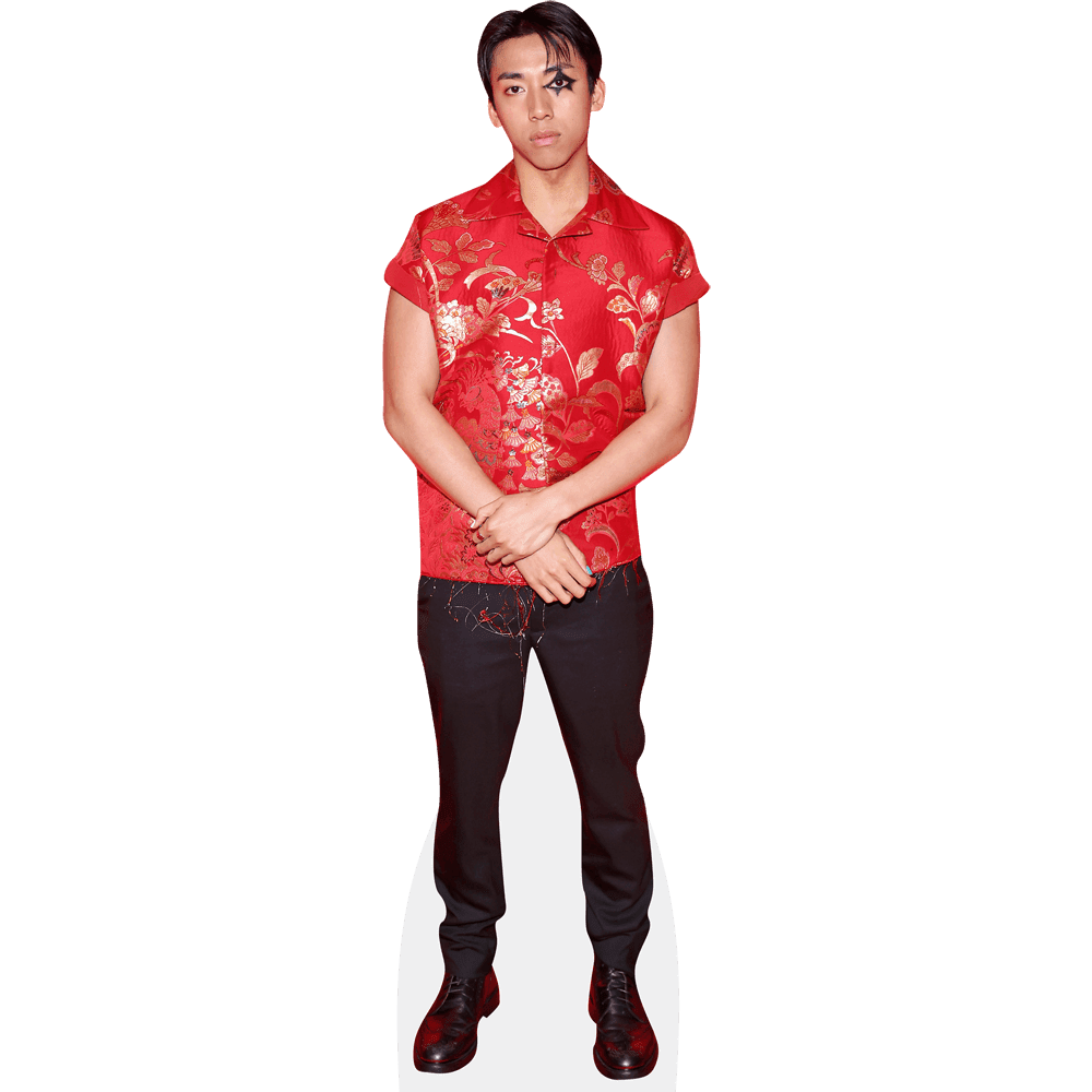 Jonathan Andrew Tsa (Red Shirt) Life Size Cutout. Standee. - Walmart.com