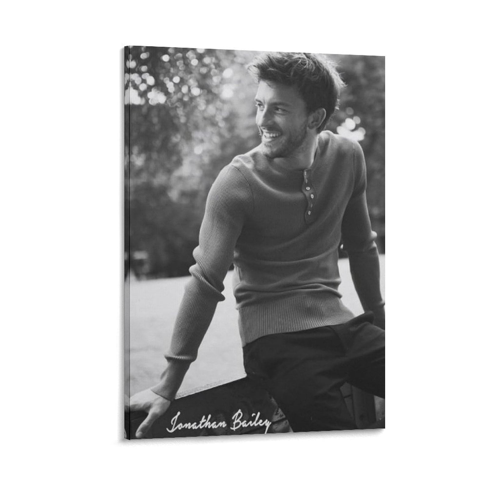 Jonathan Bailey Actor Posters Picture Print Canvas Poster Wall Paint ...