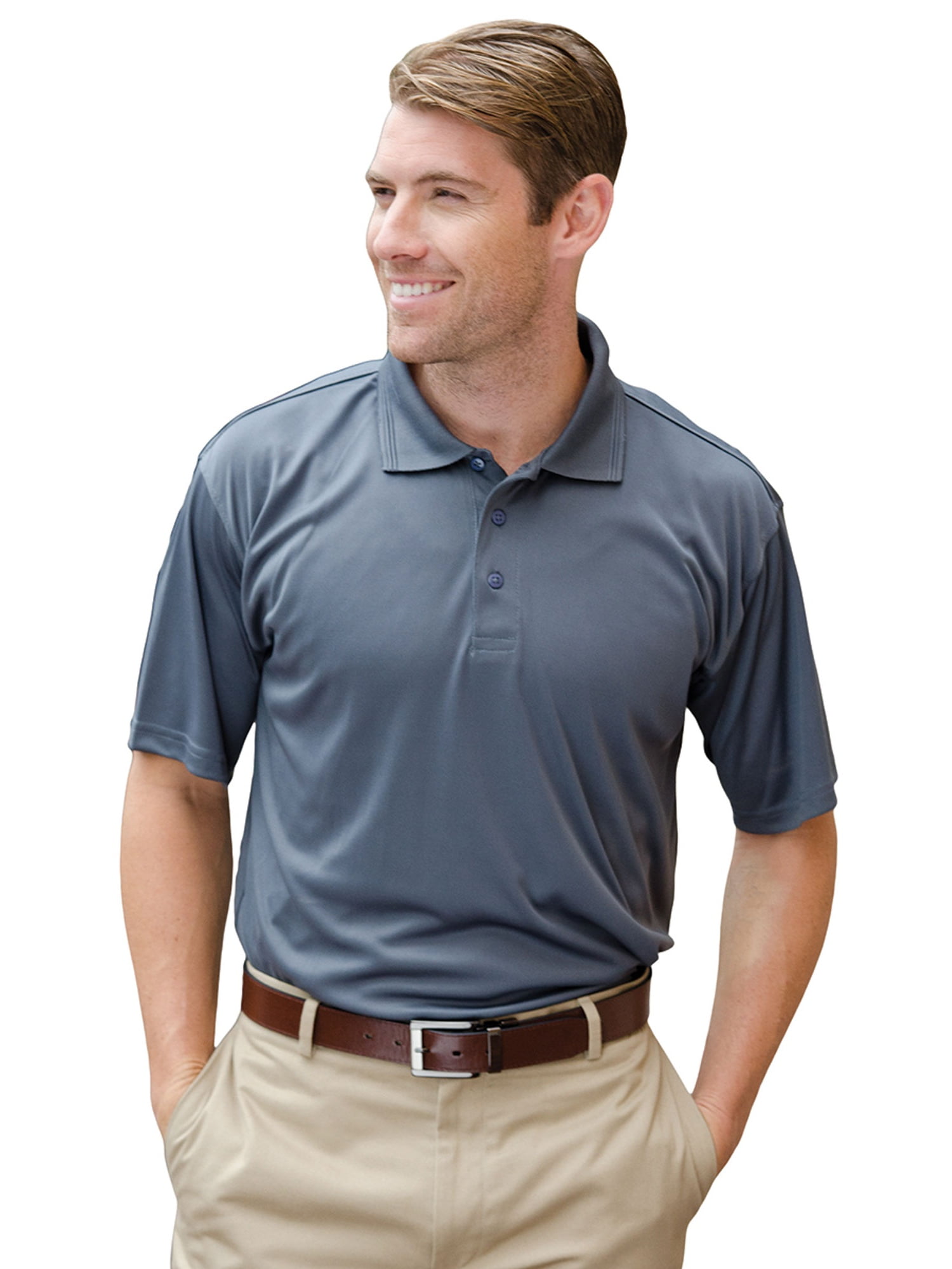 Jonathan Corey Men's Moisture Wicking Polyester Polo Shirt - Walmart.com