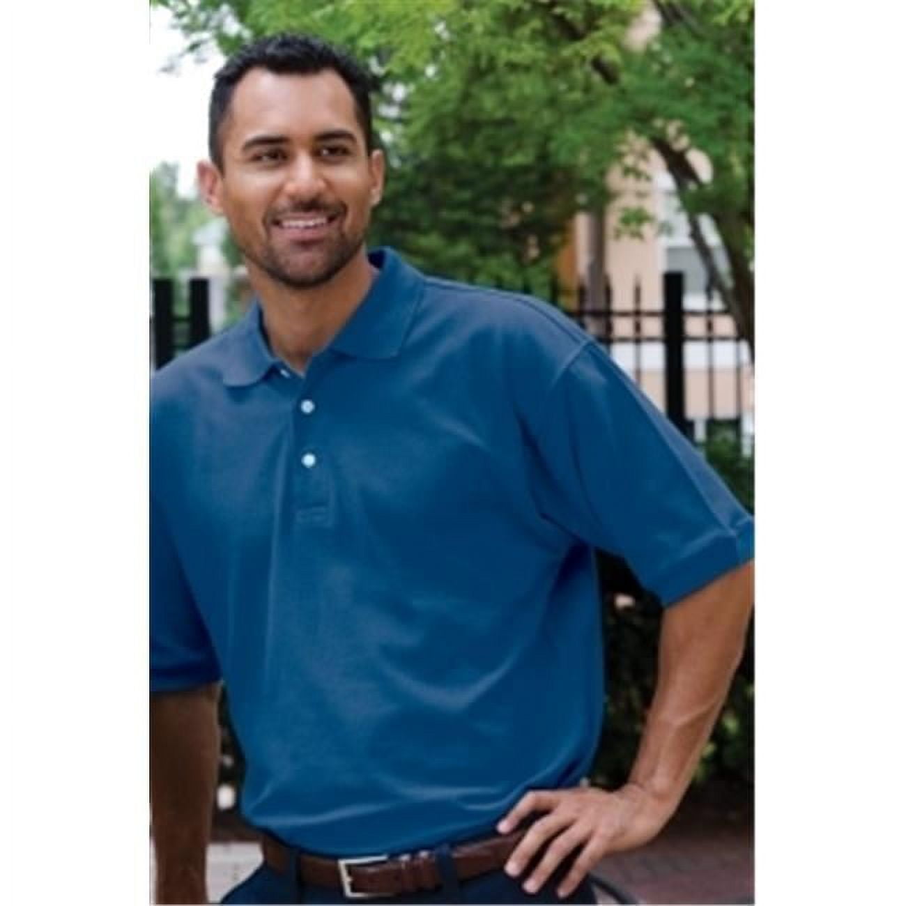 Jonathan Corey Men's Short Sleeve Pique Polo Shirt - 100 - Walmart.com