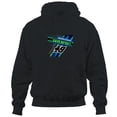 Jonathan Davenport Late Model Dirt Track Blue Racing Graphic Hoodie ...