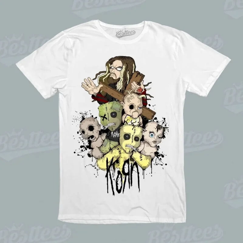 Jonathan Davis Korn Heavy Metal Metalcore AMERICAN Rock Music Band Tee ...