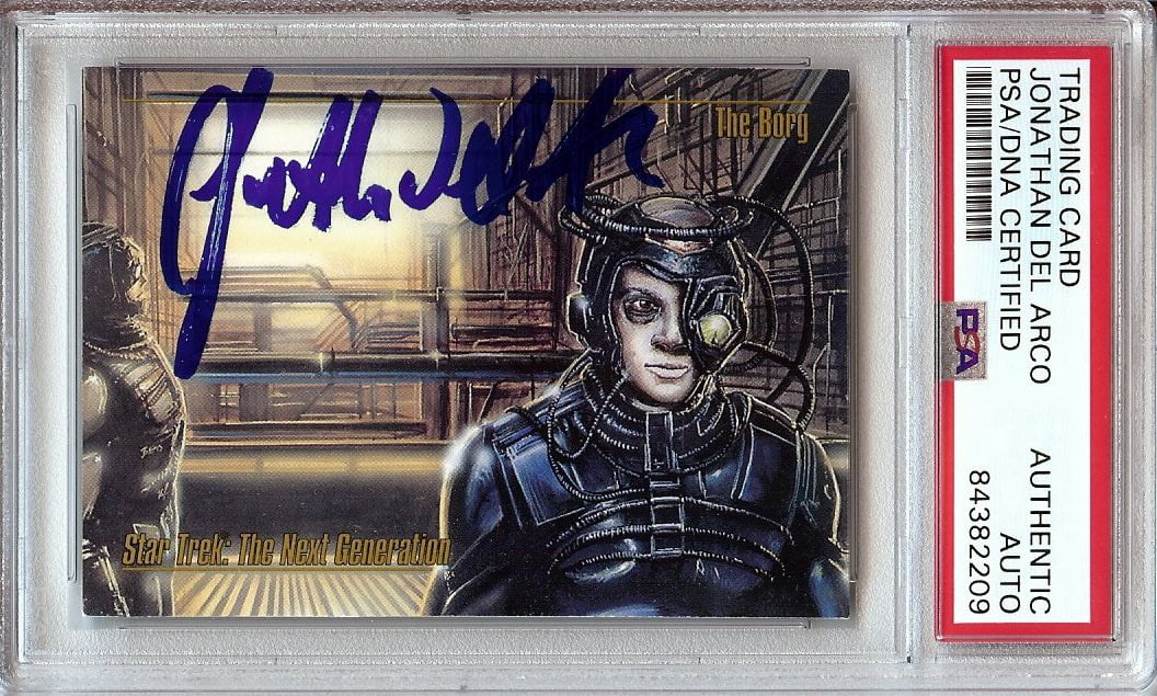 Jonathan Del Arco Signed Autographed Trading Card Star Trek: TNG PSA ...
