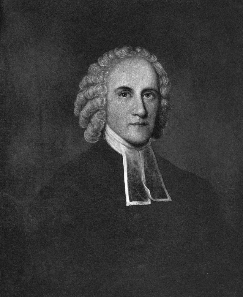 Jonathan Edwards /N(1703-1758). American Congregational Cleric And ...
