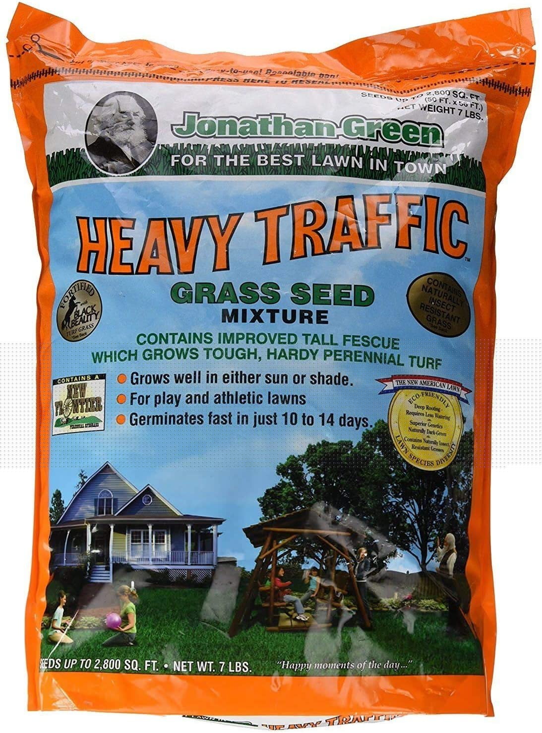 Jonathan Green Heavy Traffic Fescue Grass Seed Mix - Hardy - 7 lbs ...