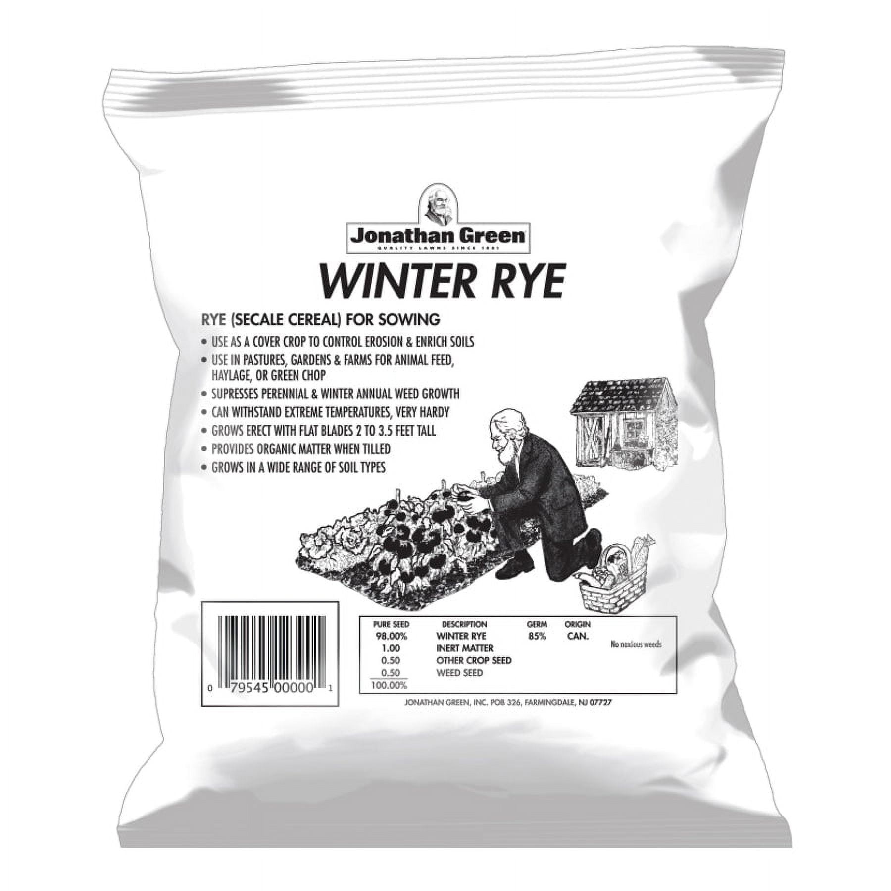 Jonathan Green 12391 Winter Rye Grass Seed, 5 Lbs, Each - Walmart.com