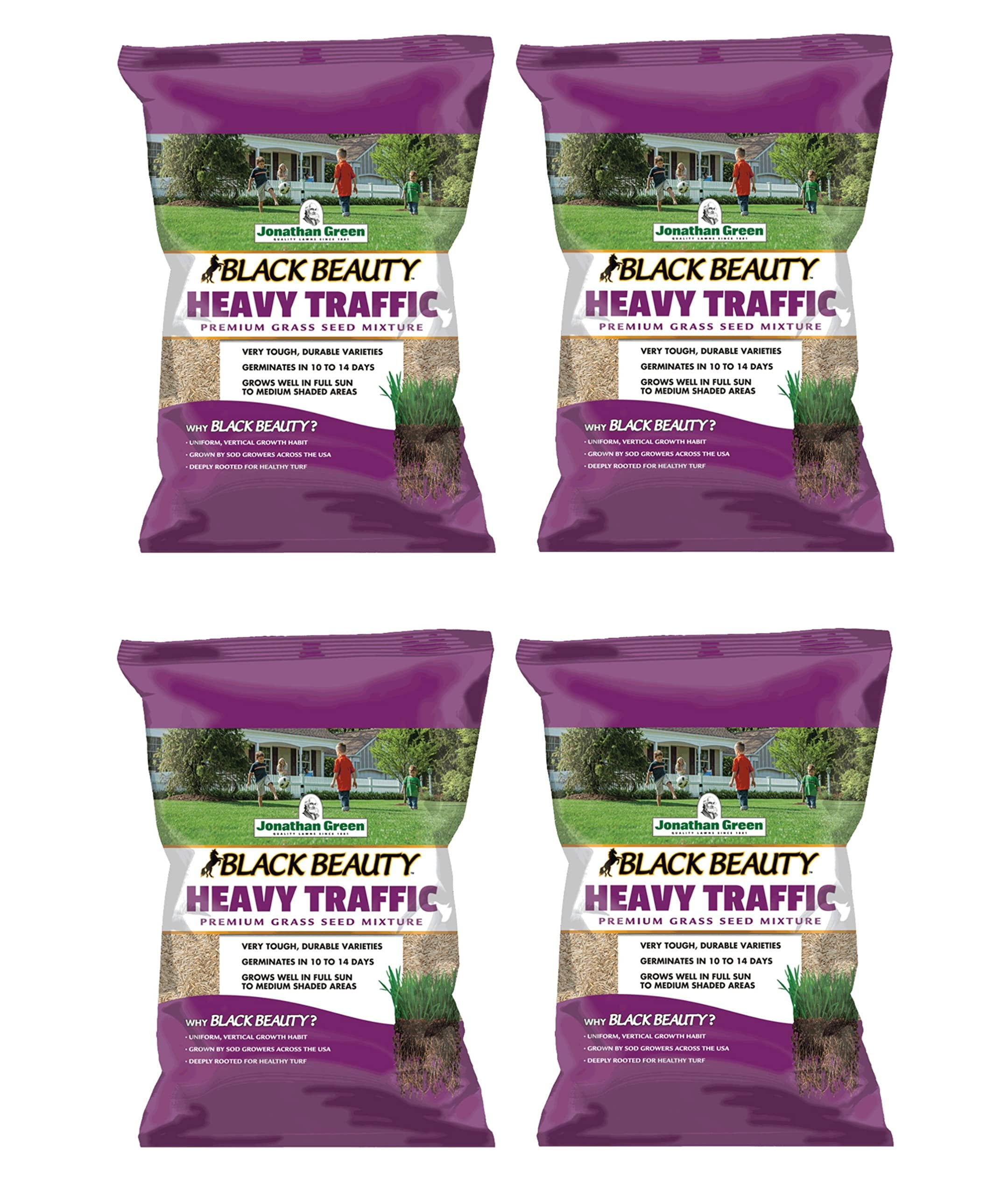 Jonathan Green Black Beauty Heavy Traffic Premium Grass Seed Mixture ...