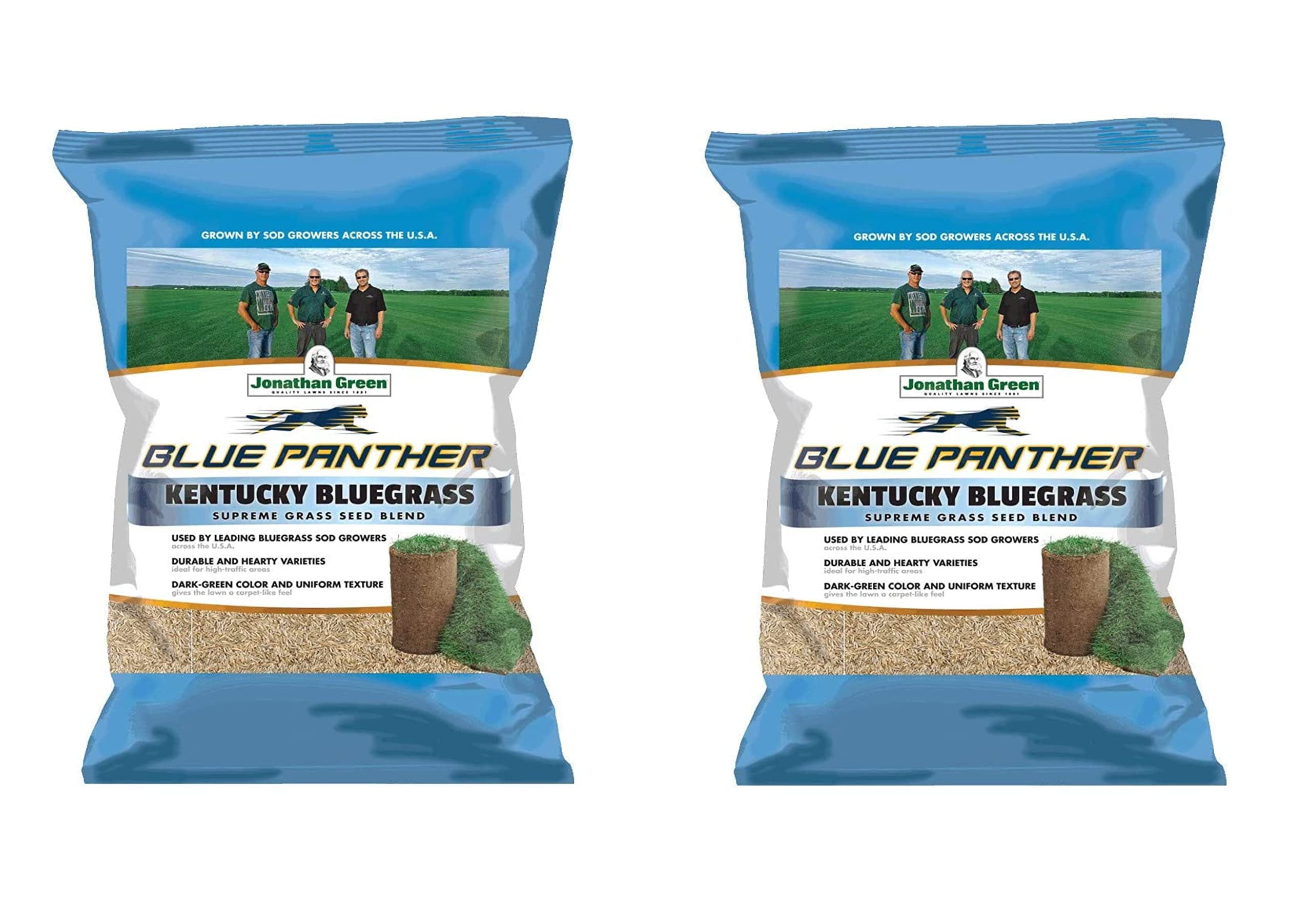Jonathan Green Blue Panther Kentucky Bluegrass Supreme Seed Blend, 25lb Pack of 2 - Walmart.com