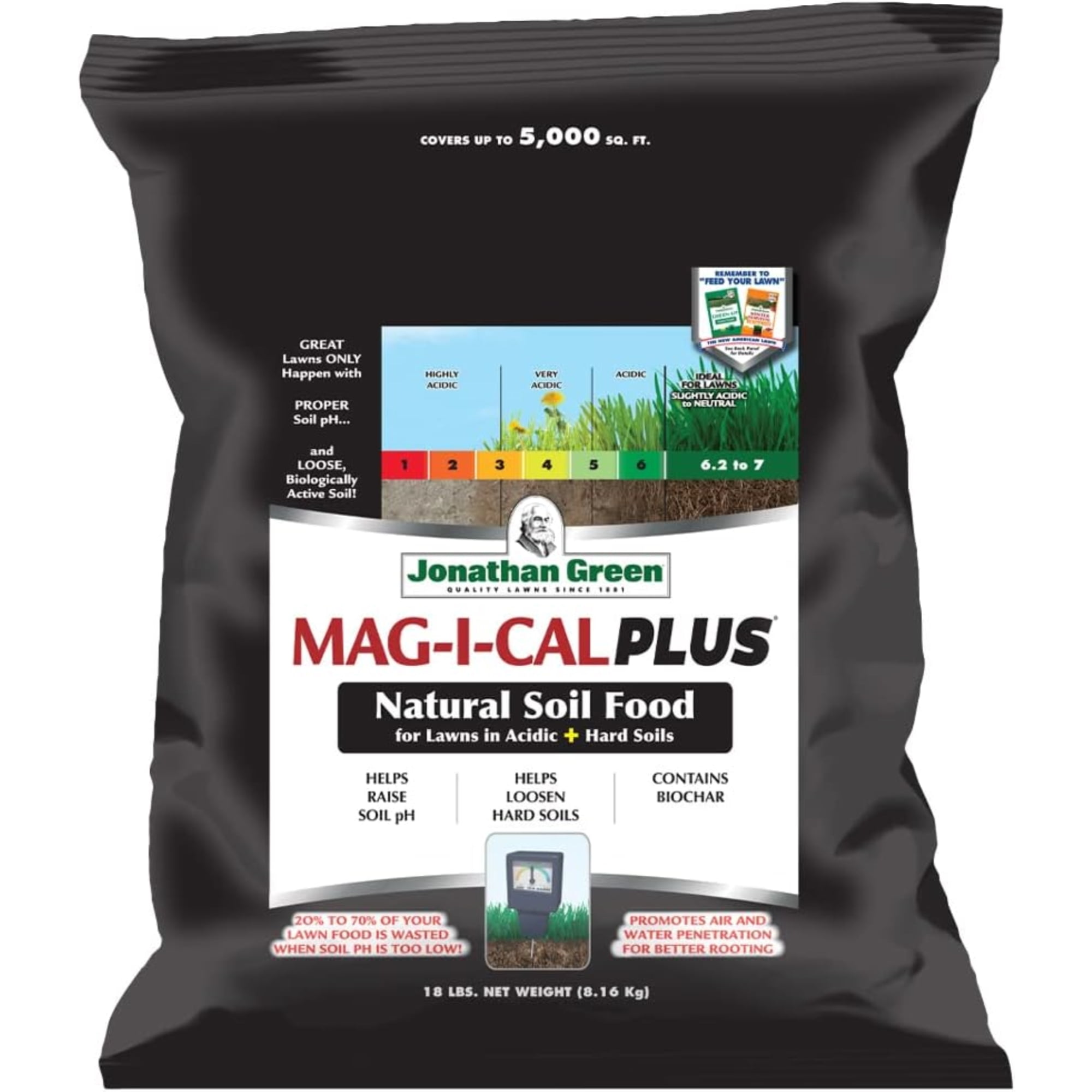 Jonathan Green MAG-I-CAL Plus Garden Lawn Fertilizer for Acidic Yards ...
