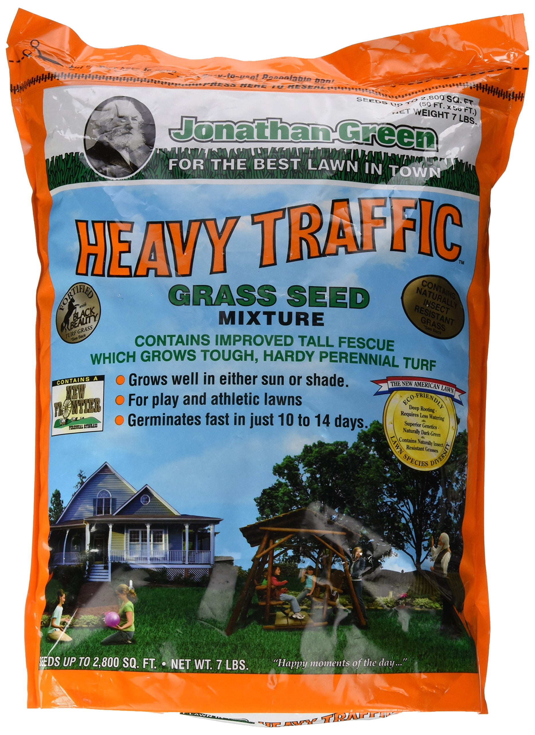 Jonathan Green & Sons 11000 7lb MVR1 Heavy Traffic Seed - Walmart.com