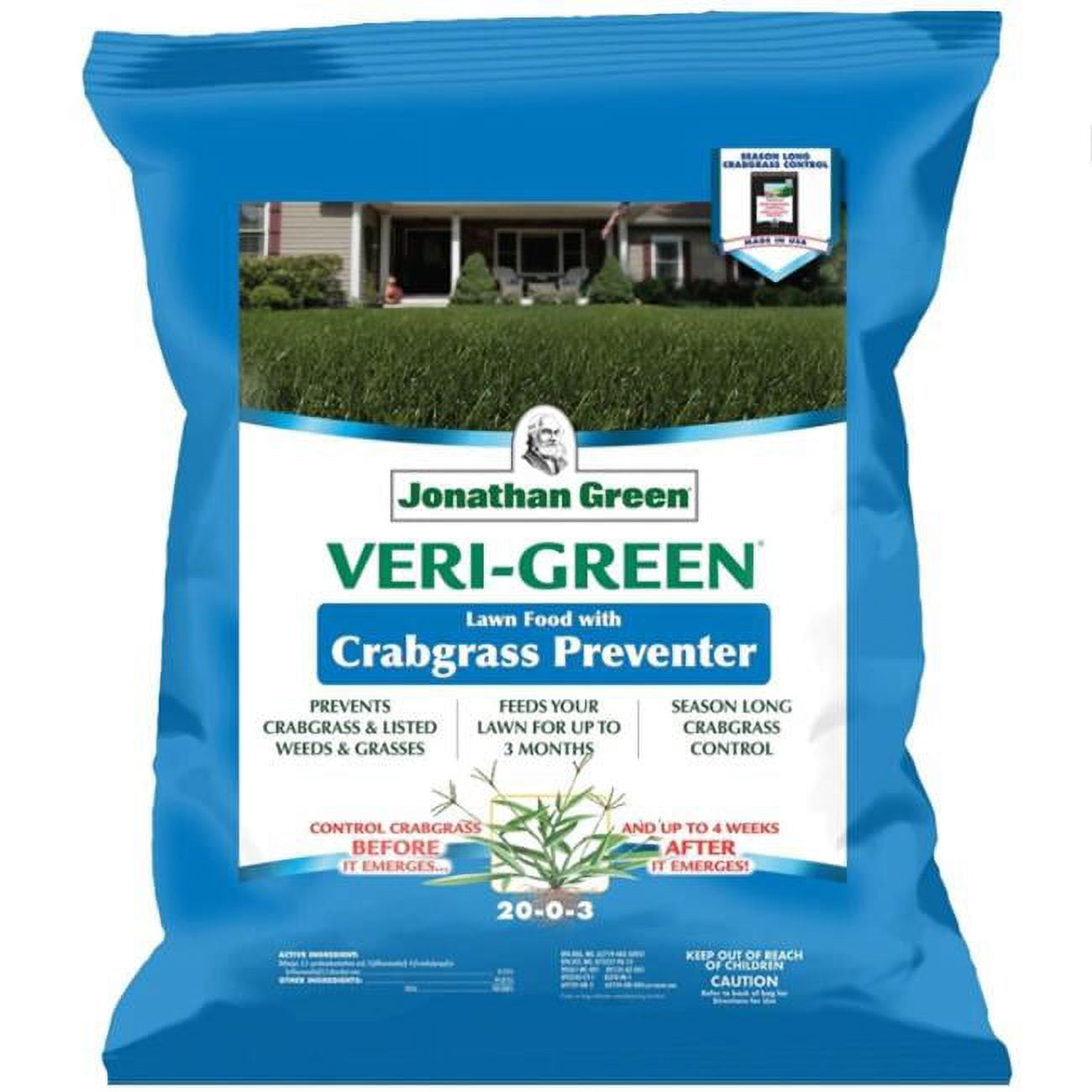 Jonathan Green & Sons 15000 sq ft. 20-0-3 Crabgrass Preventer Lawn Food ...