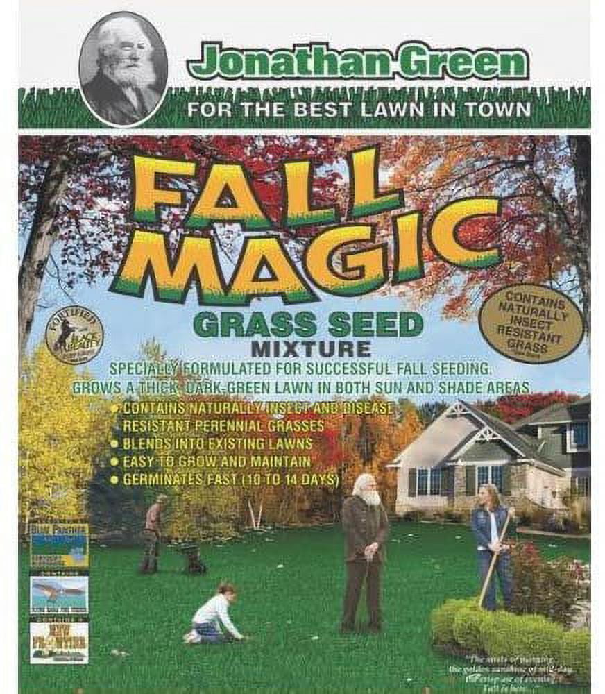 Jonathan Green Turf 10765 3 lb Fall Magic Seed for Green Lawn - Walmart.com