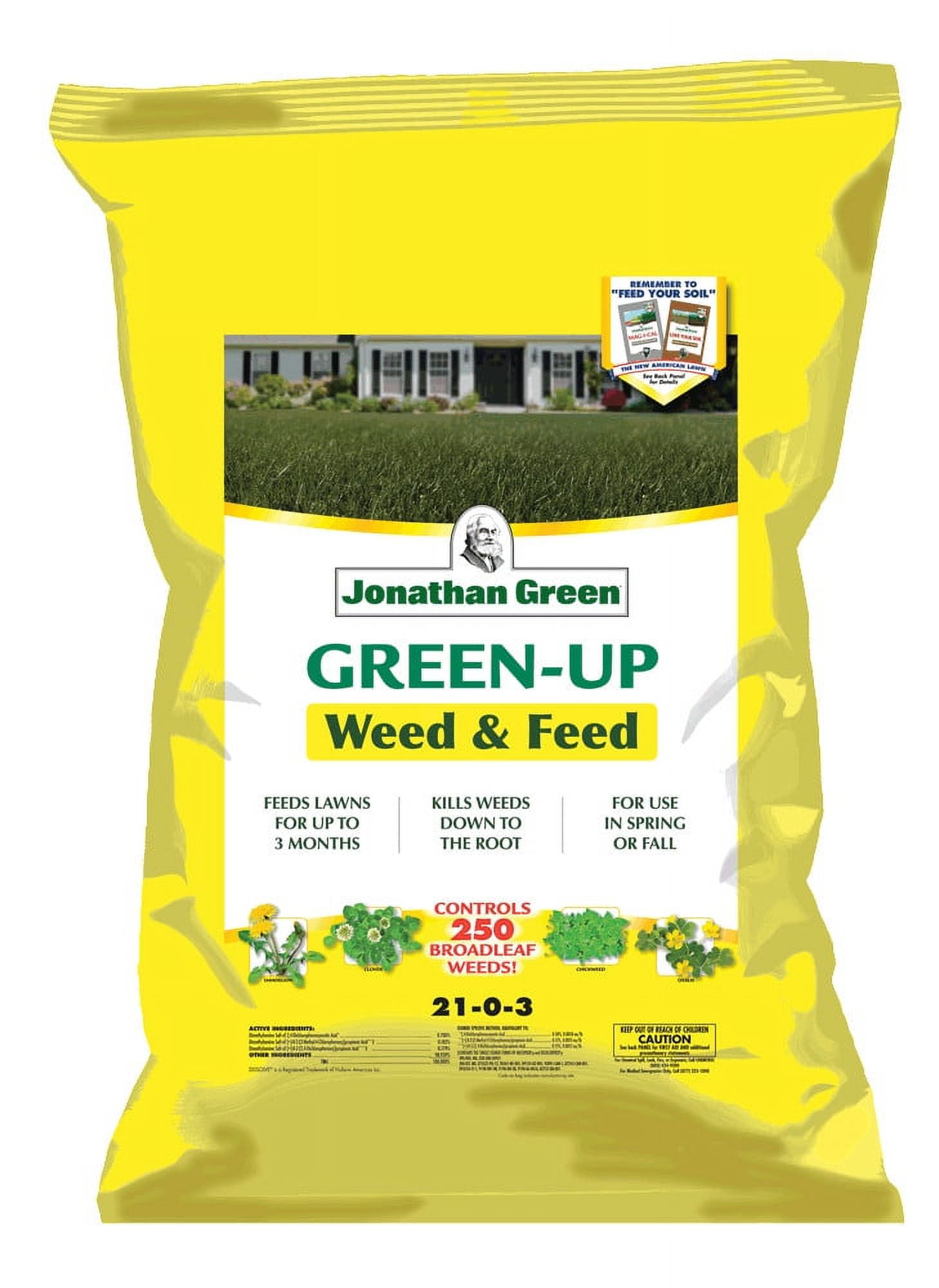 Jonathan Green Outdoor Garden Care Weed & Feed Lawn Fertilizer Plus ...