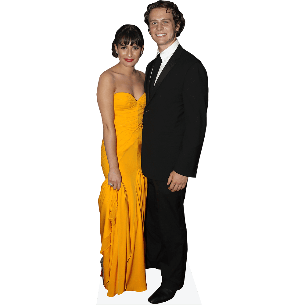Jonathan Groff And Lea Michele (Duo 3) Mini Celebrity Cutout Standee ...