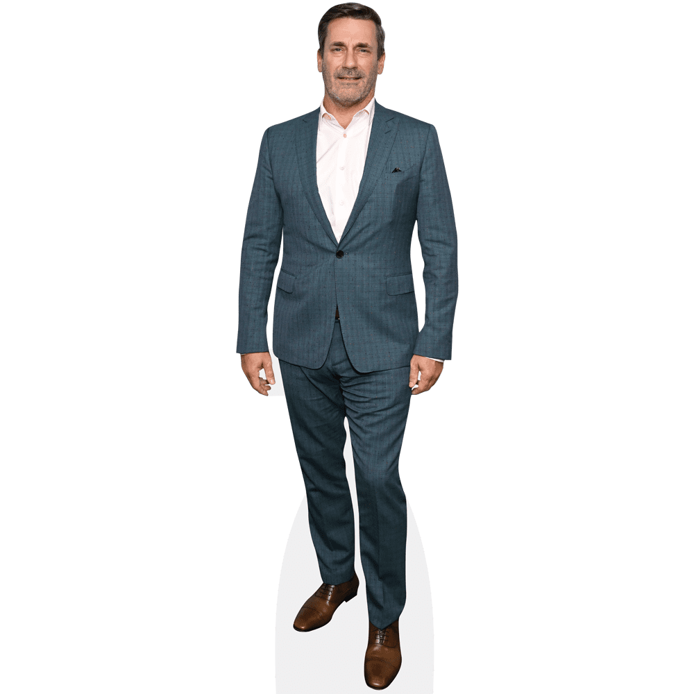 Jonathan Hamm (Blue Suit) Lifesize Cardboard Cutout Standee - Walmart.com