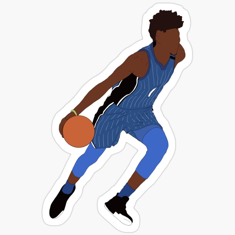 Jonathan Isaac Dribbling Sticker Phone Decal Water Bottle Stickers Car ...