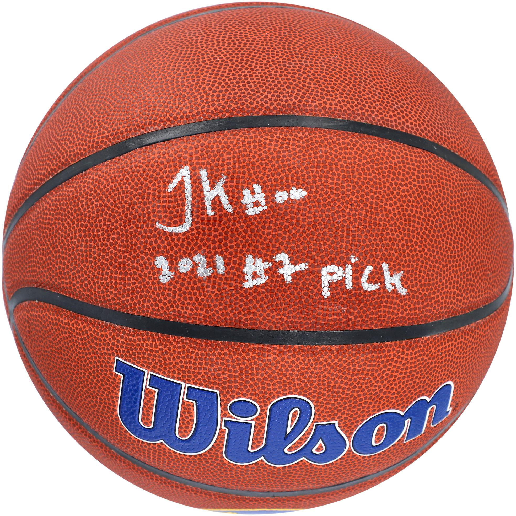 Jonathan Kuminga Golden State Warriors Autographed Wilson Team Logo ...