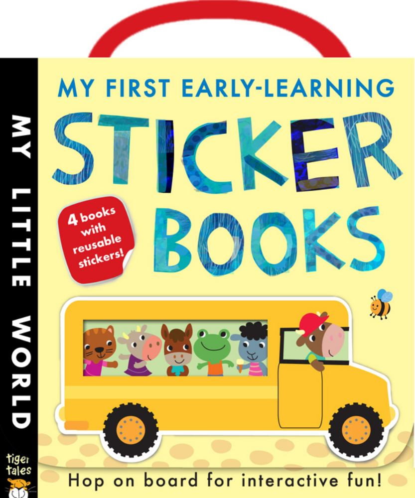 My First Early-Learning Sticker Books Boxed Set: 4 Books with Colorful ...