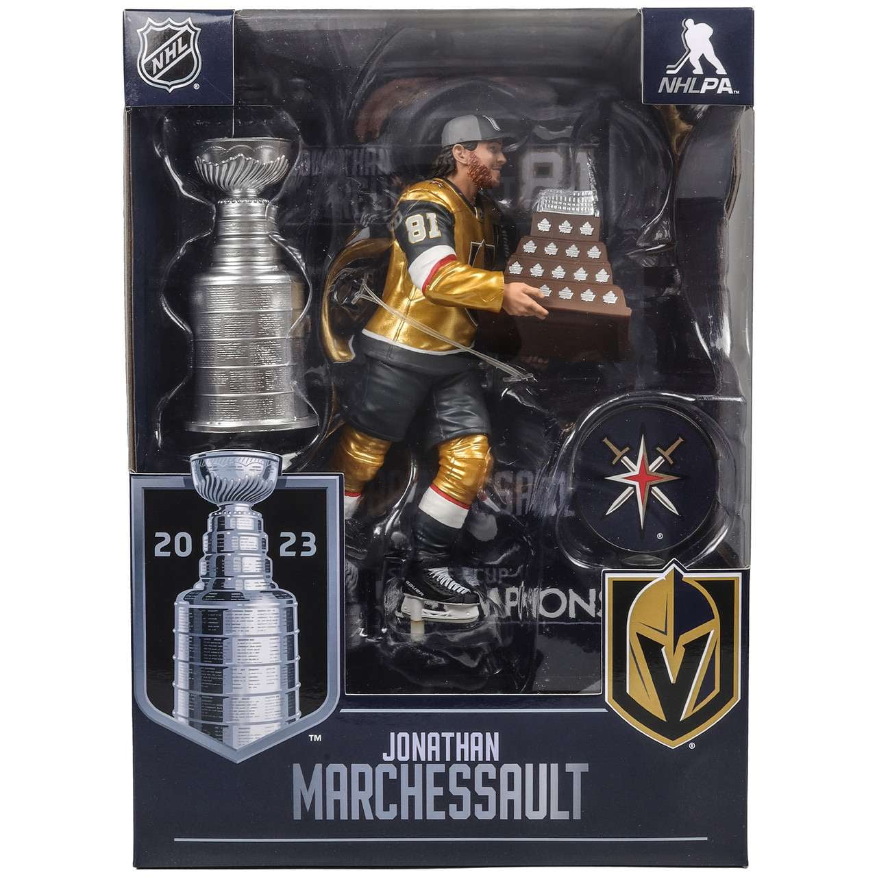 Jonathan Marchessault w/Conn Smythe Trophy (Vegas Golden Knights) NHL 7 ...