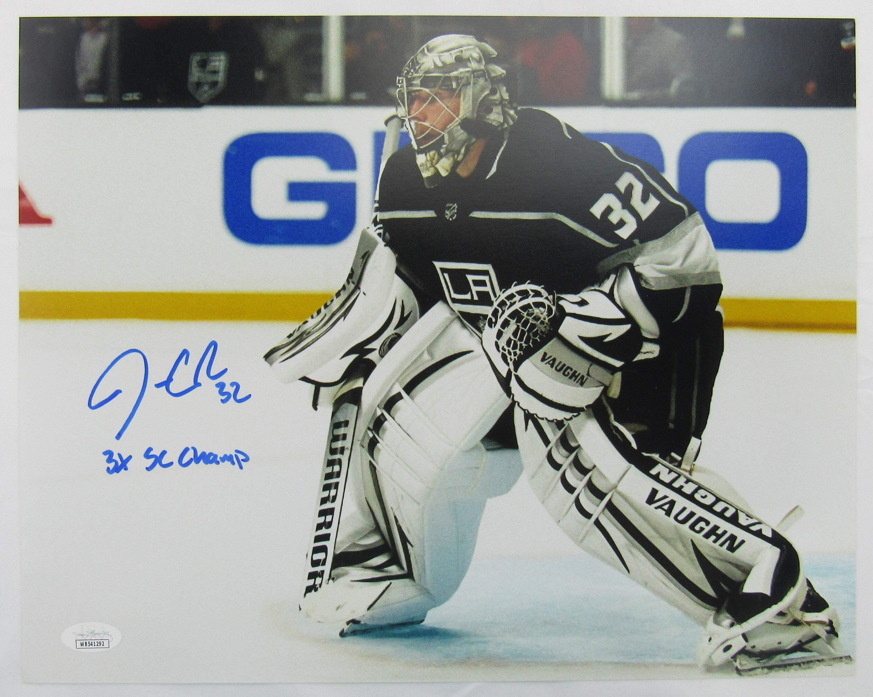 Jonathan Quick Auto Autograph Kings 11x14 Photo w/ SC Insc JSA WB541292 ...