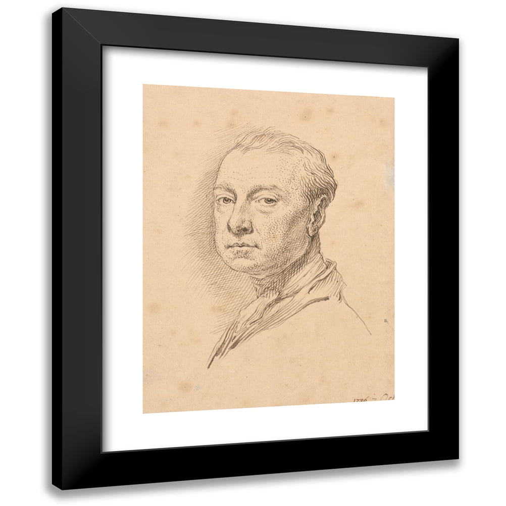 Jonathan Richardson the Elder 12x14 Black Modern Framed Museum Art ...