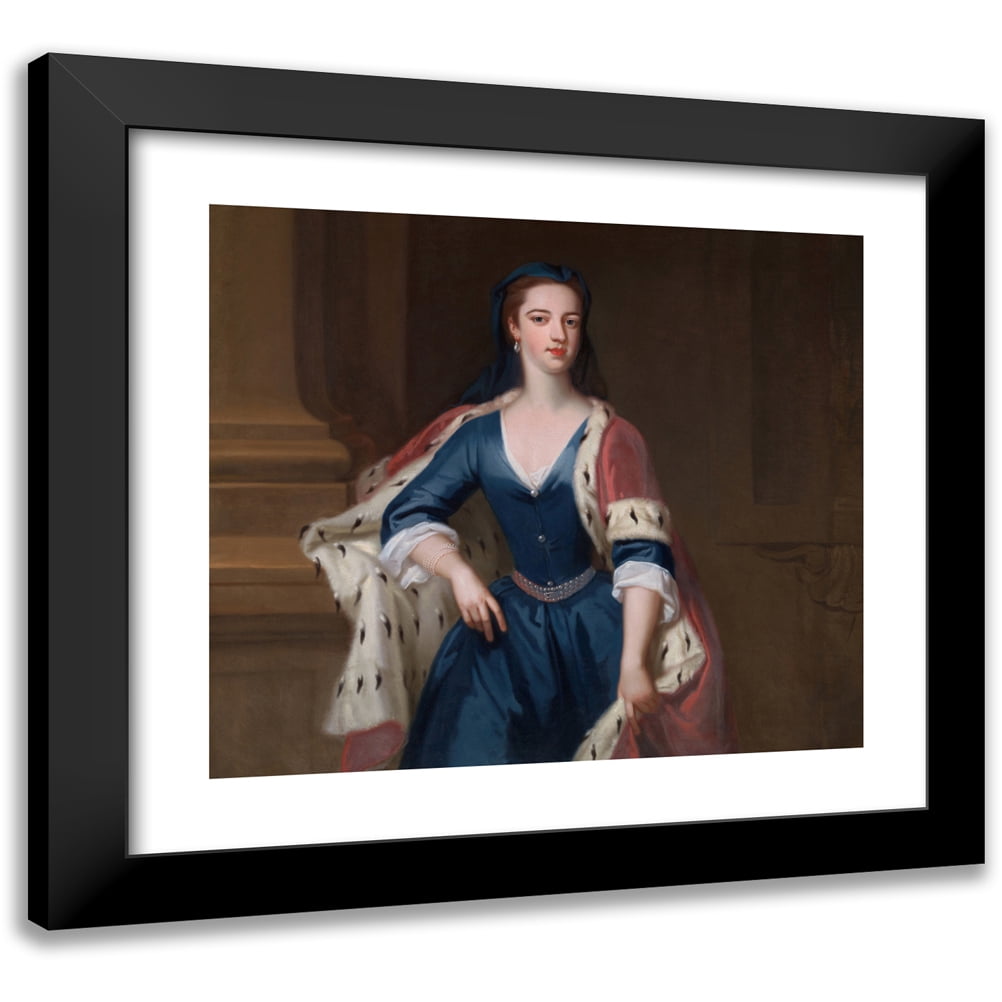 Jonathan Richardson the Elder 22x20 Black Modern Framed Museum Art ...