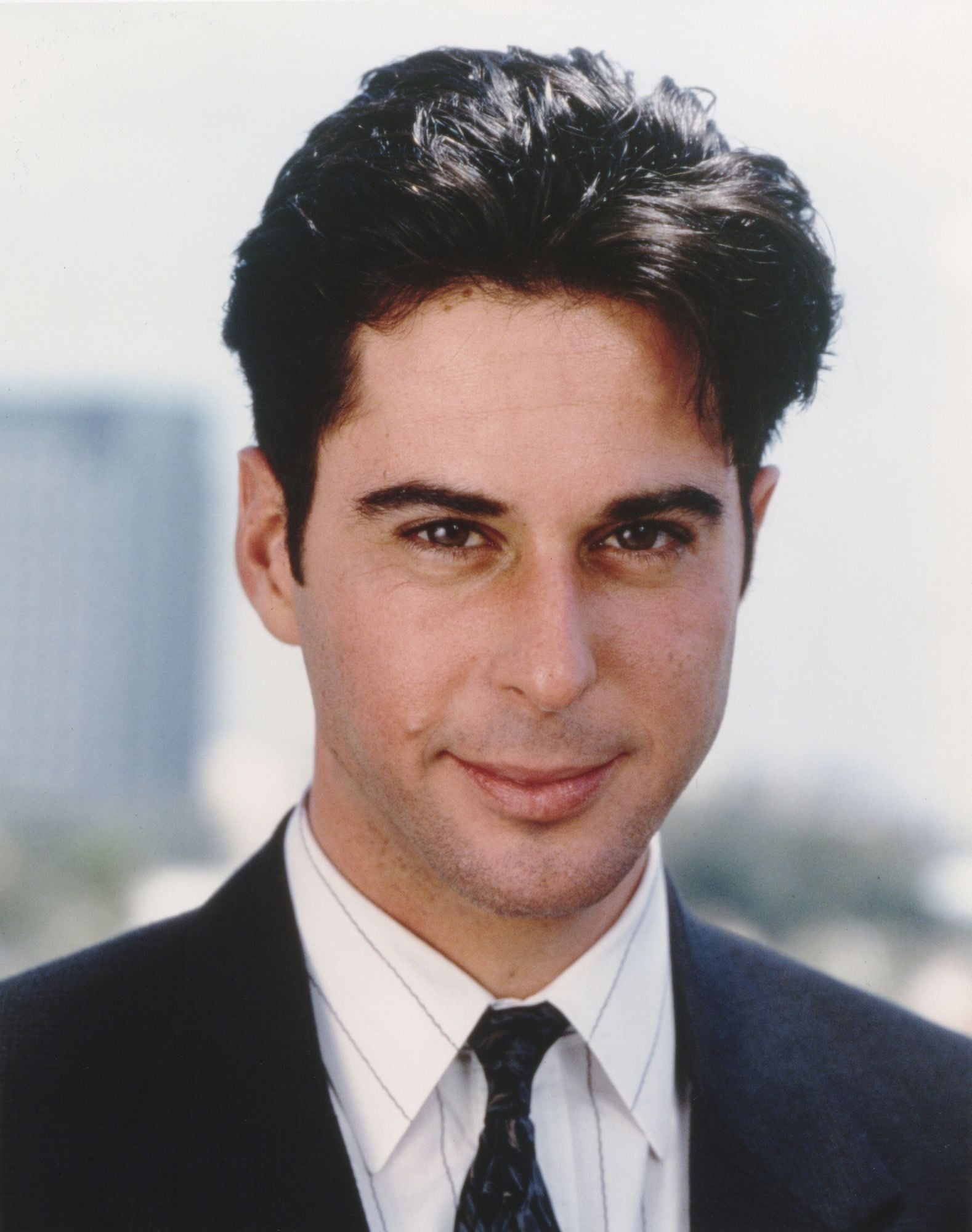 Jonathan Silverman wearing a Black Suit in a Portrait Photo Print (24 x ...