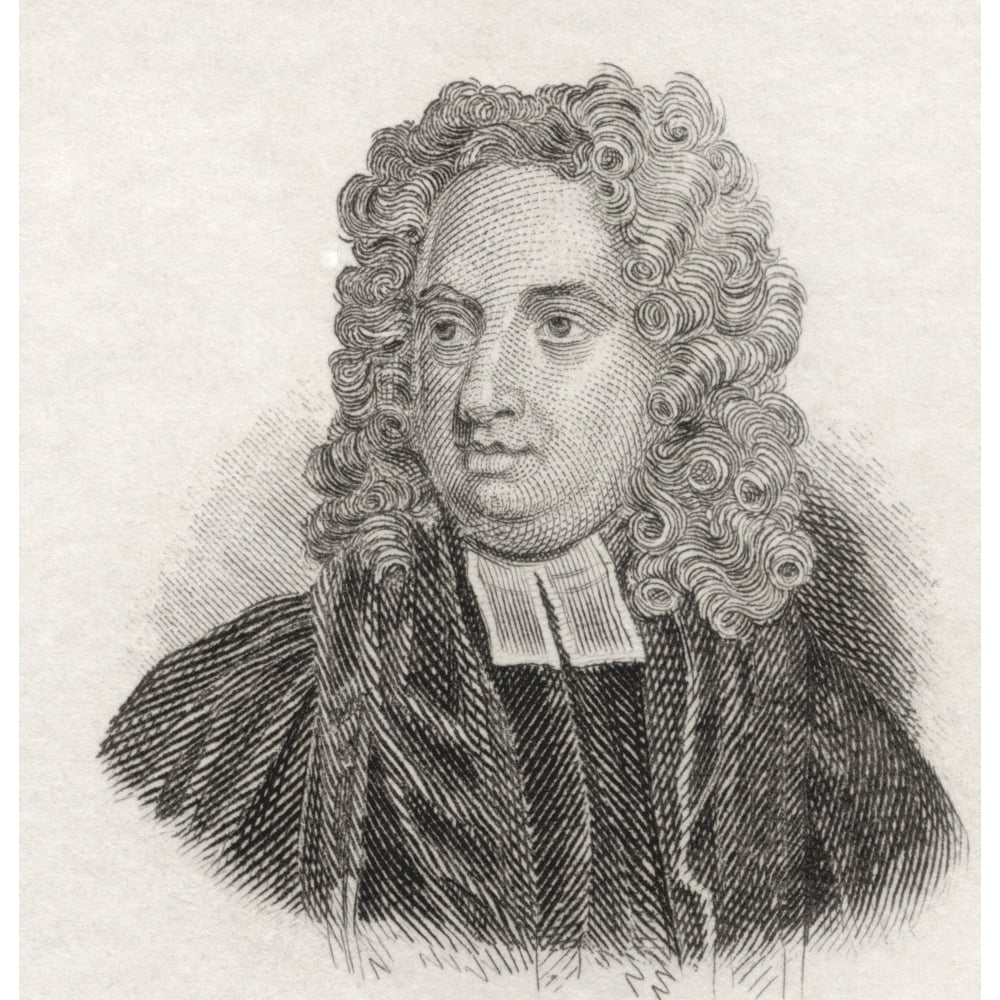 Jonathan Swift 1667 To 1745. Anglo-Irish Satirist Essayist Political ...