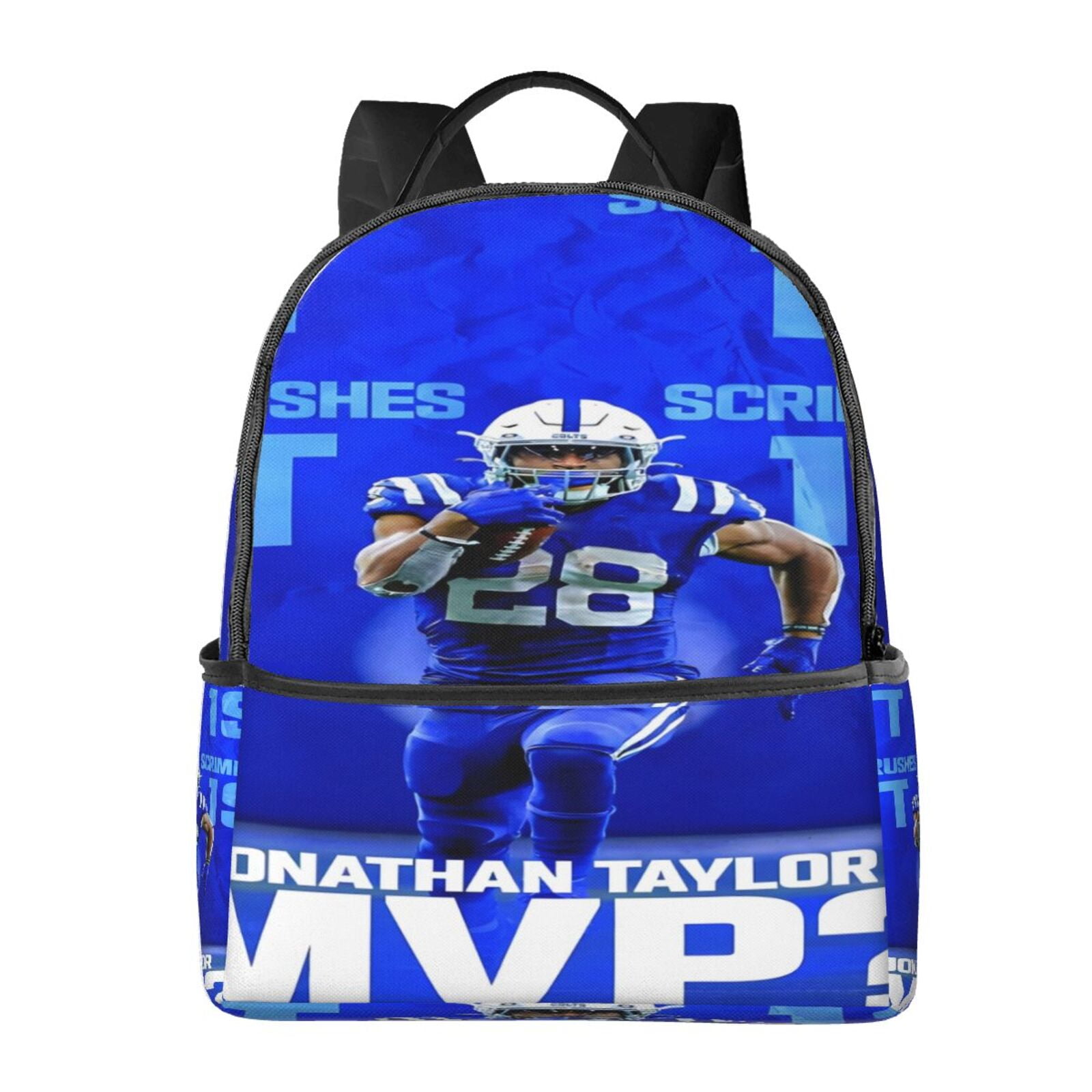 Jonathan Taylor Customized Fashion Travel Backpack, Football Team Logo ...