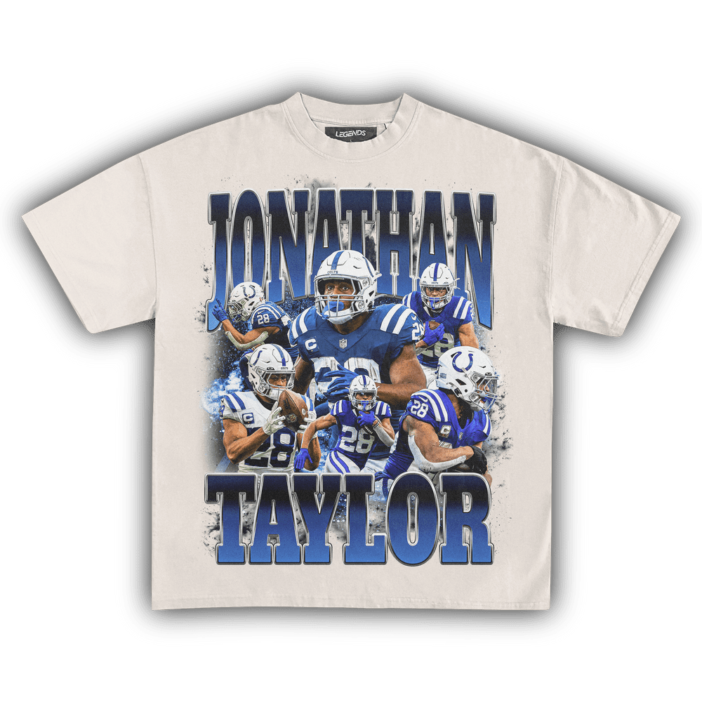 Jonathan Taylor Tee, 90s Bootleg Football Vintage Style, For Football ...