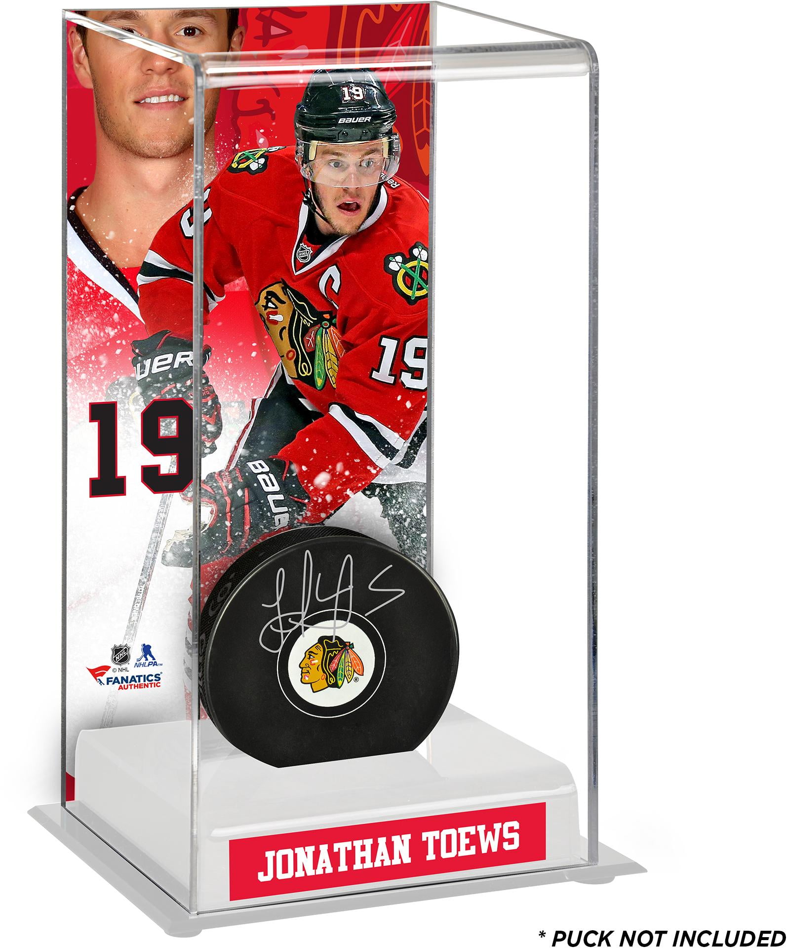 Jonathan Toews Chicago Blackhawks Deluxe Tall Hockey Puck Case ...