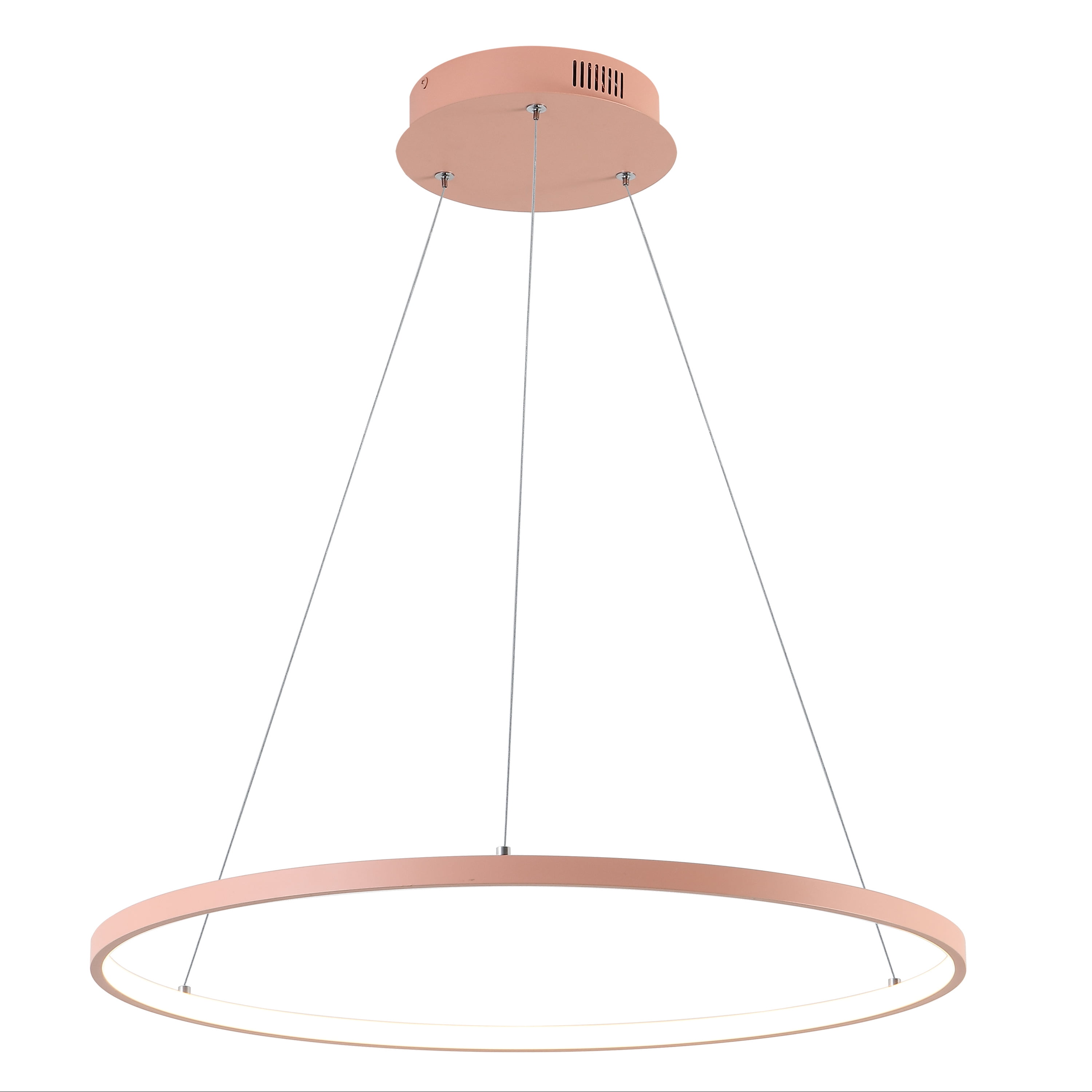 JONATHAN Y Brice 23.75" Modern Contemporary Metal Round Dimmable ...